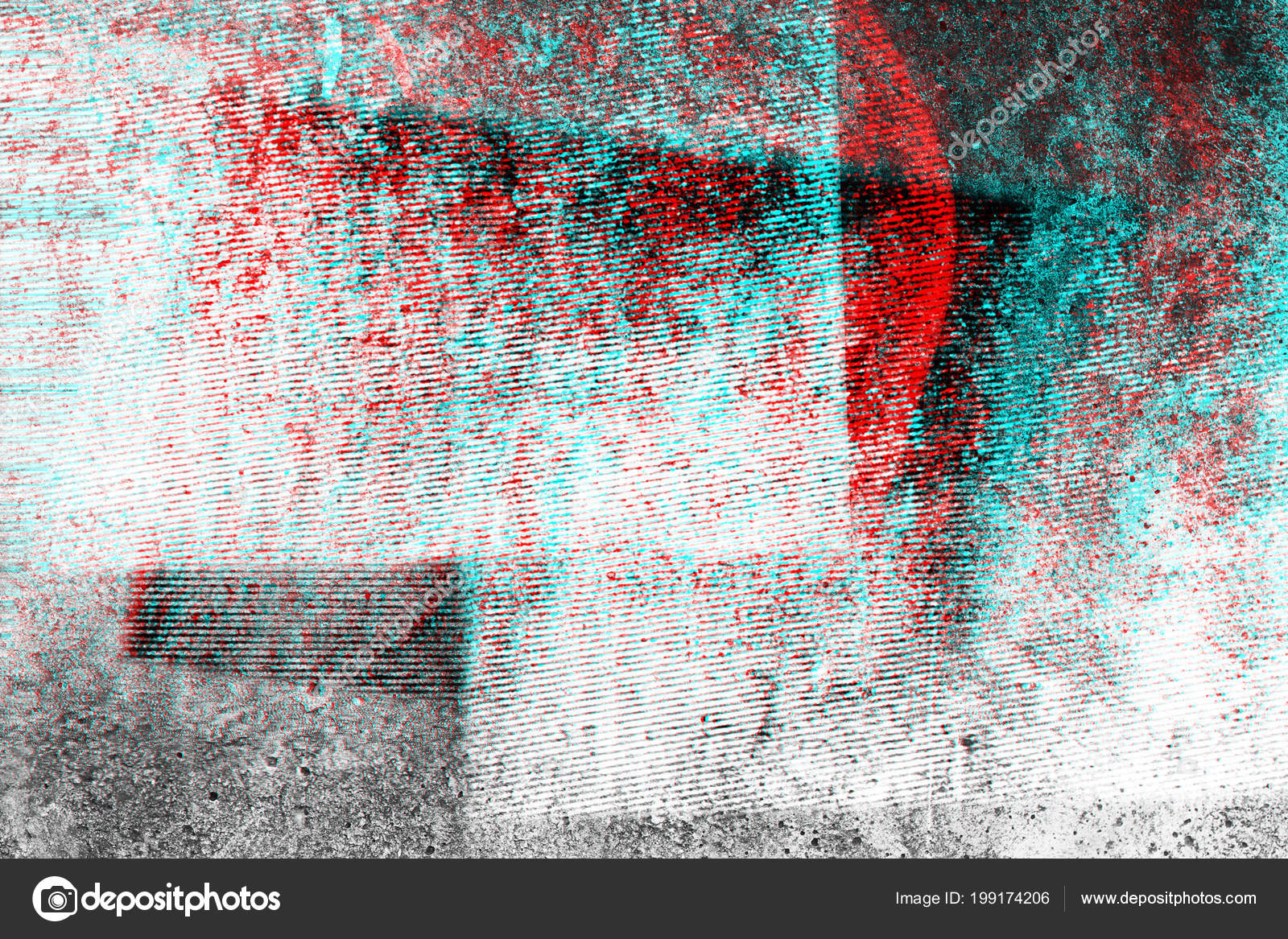 Abstract Photocopy Texture Background Color Double Exposure Glitch ...