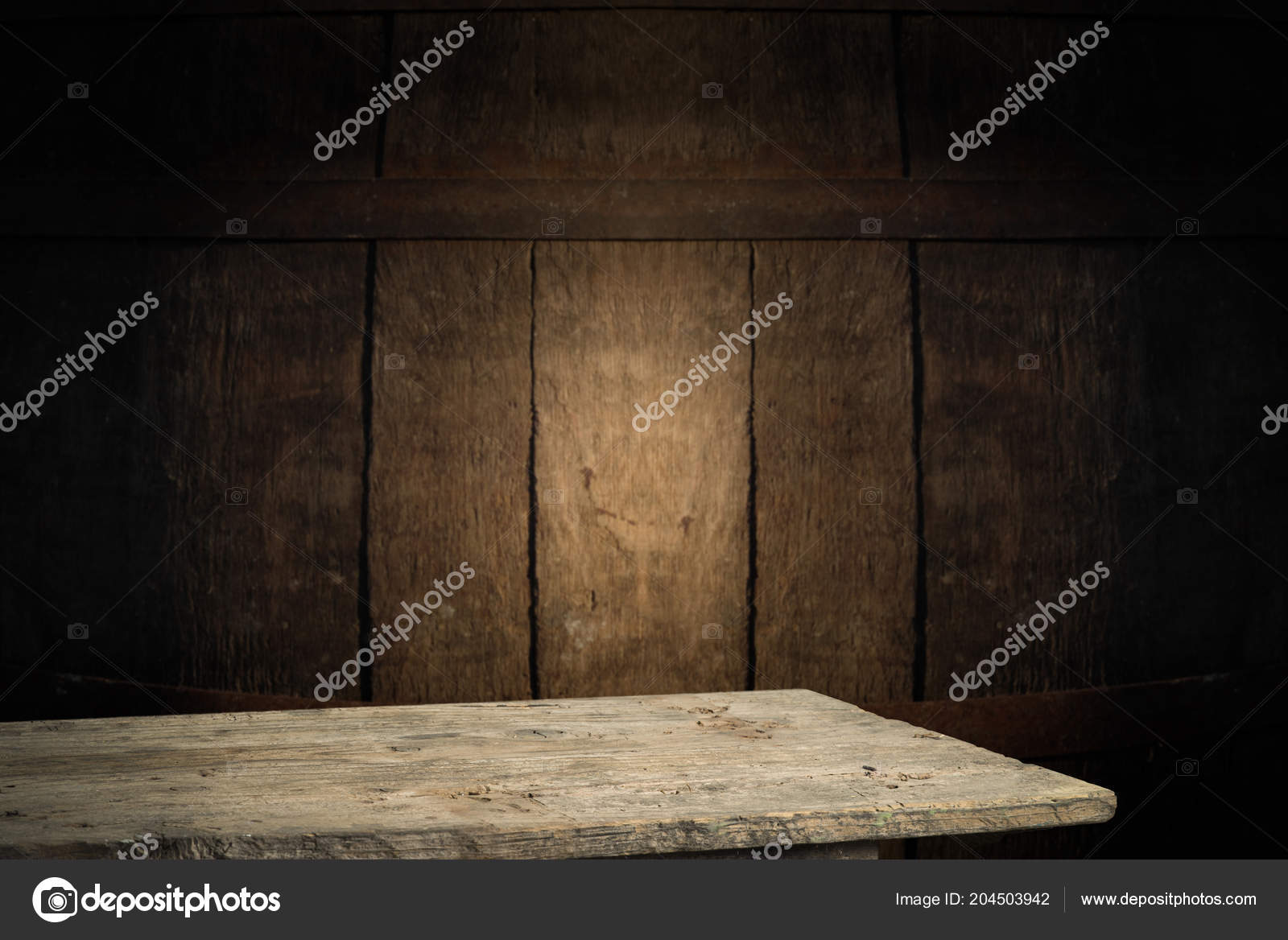 Background Barrel Worn Old Table Wood — Stock Photo © kishivan #204503942
