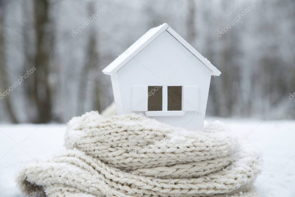 La casa en invierno - el concepto del sistema de calefacción y el ... La casa en invierno - el concepto del sistema de calefacción y el ...
