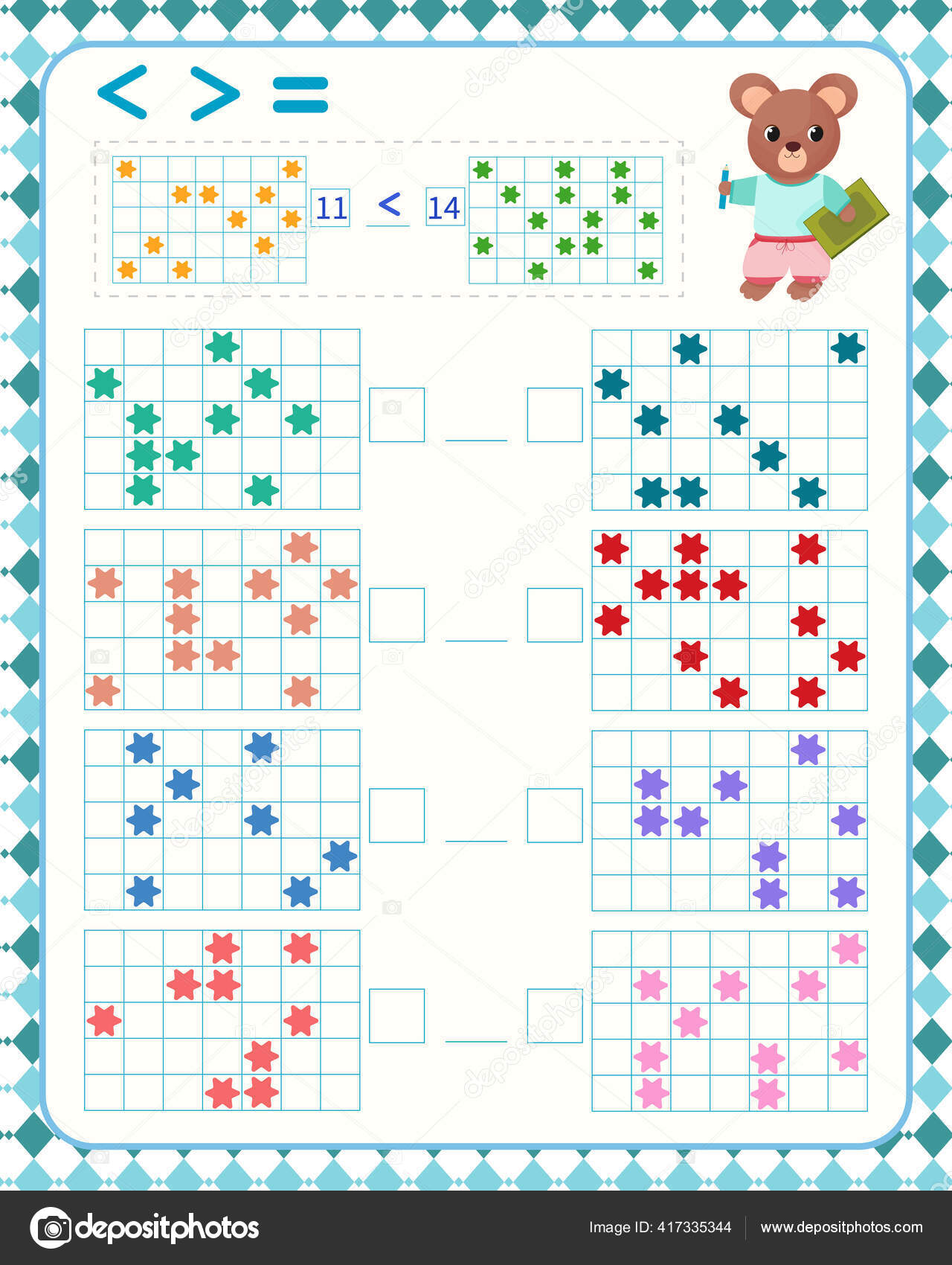 Math game for children. Development of logic. Stock Vector Image by ...