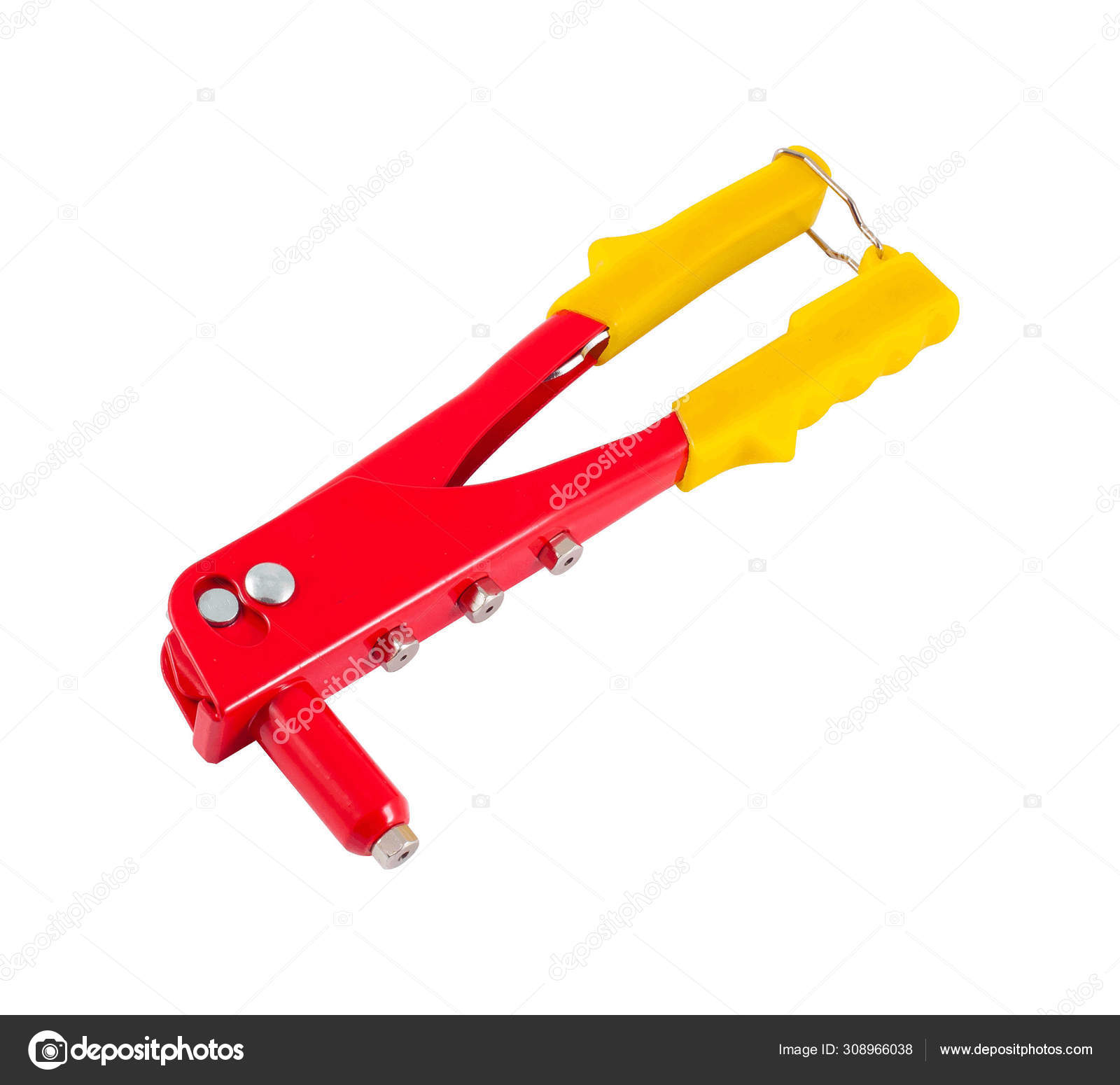 Pop Rivet gun tool isolated against white background ⬇ Stock Photo ...