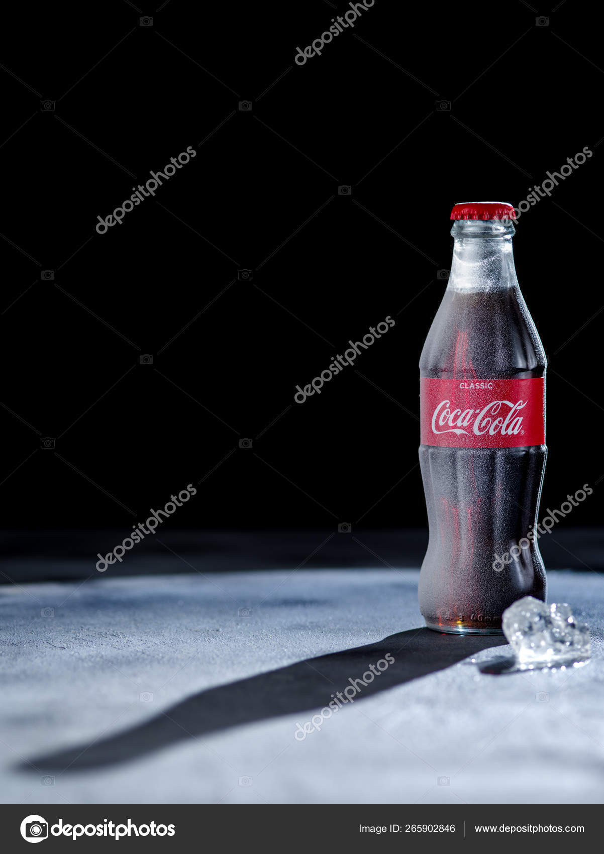 Frozen Coca Cola Bottle