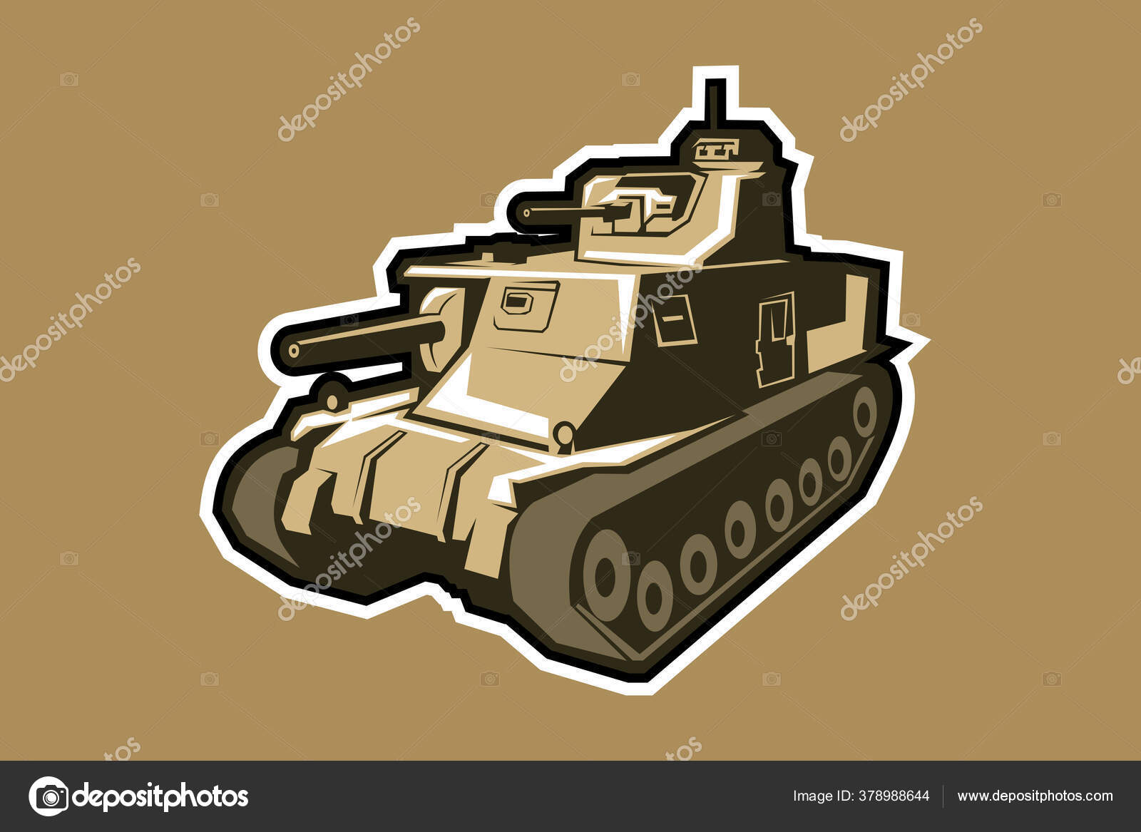 Cartoon Ww2 Tank