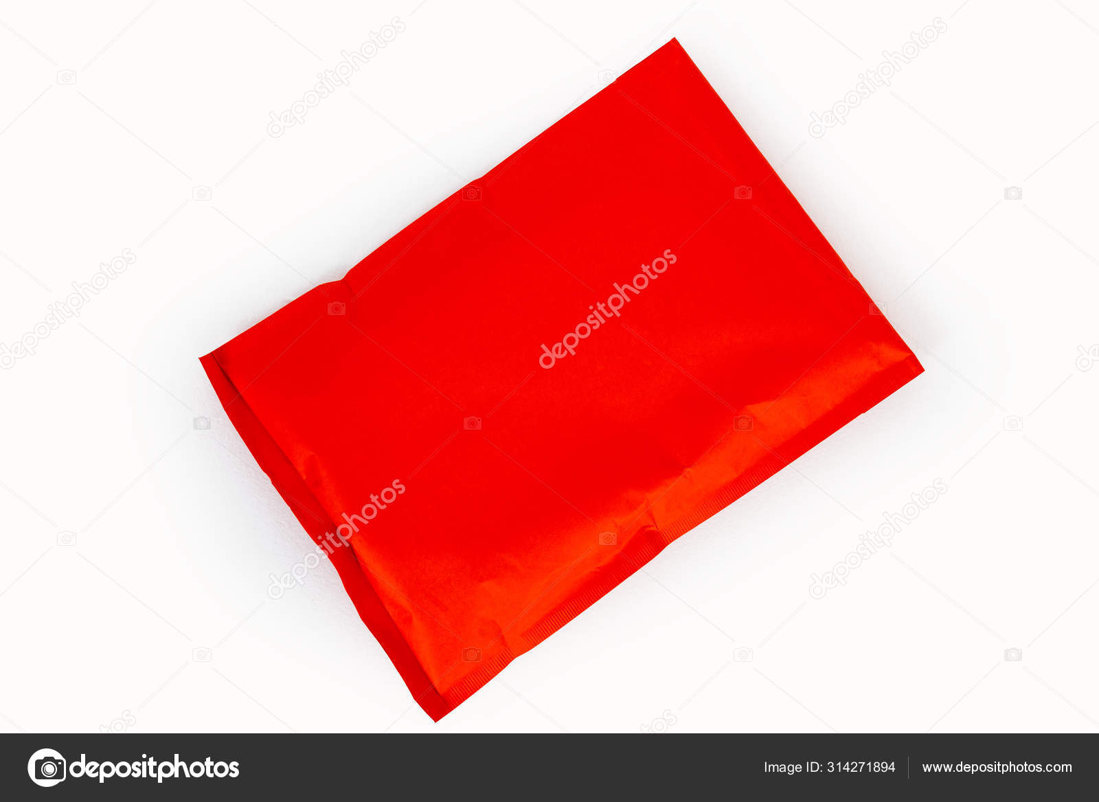 Close Parcel Isolated White Background — Stock Photo © valdisskudre ...
