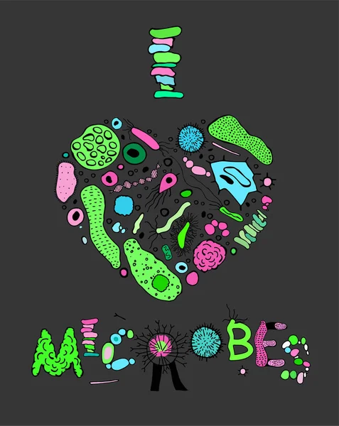 Microbiology Poster Image Stock Vector by ©annyart 217592698