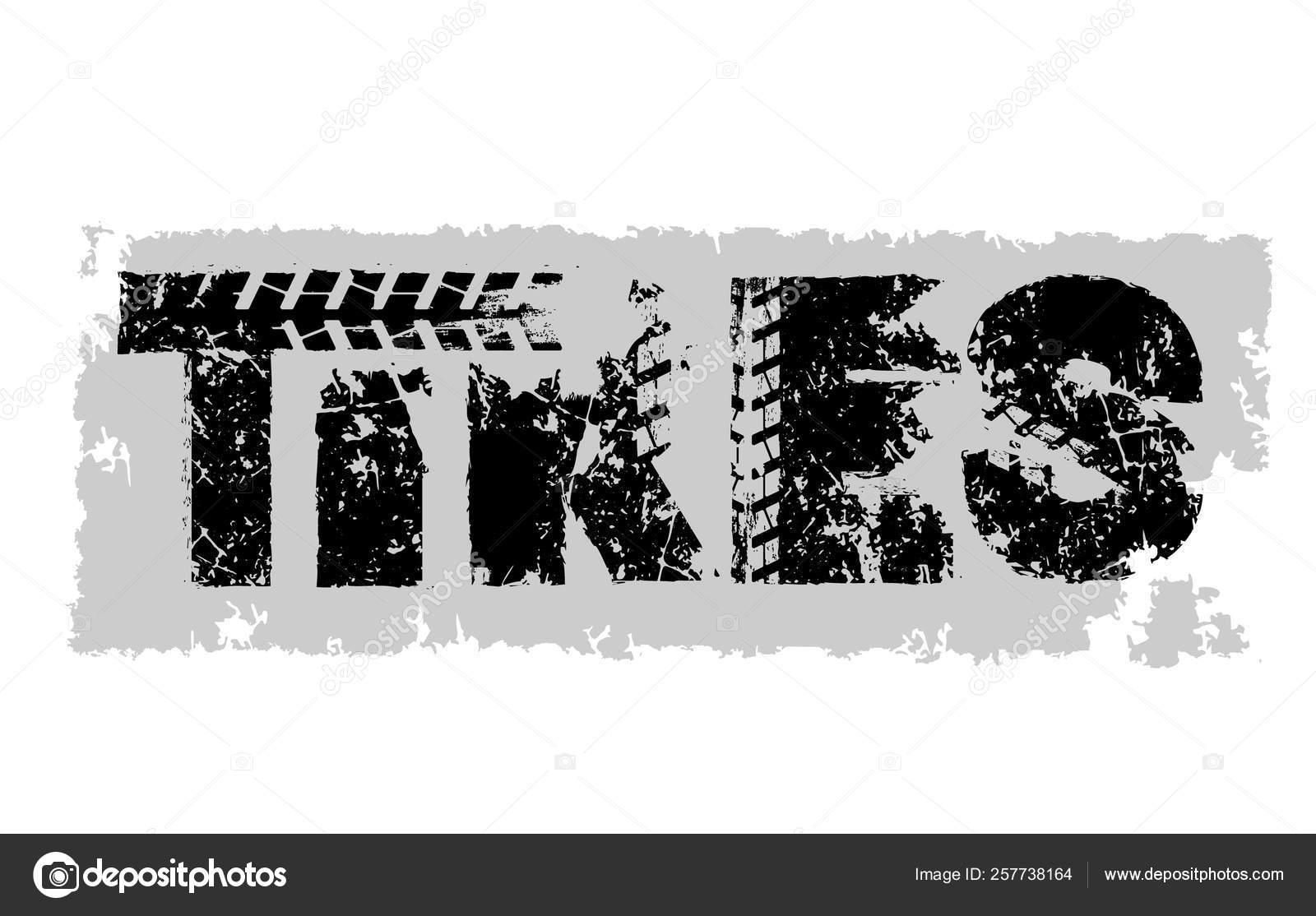 Offroad Lettering TIRES Stock Vector Image by ©annyart #257738164