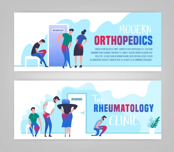 Osteoarthritis banner Vector Art Stock Images | Depositphotos