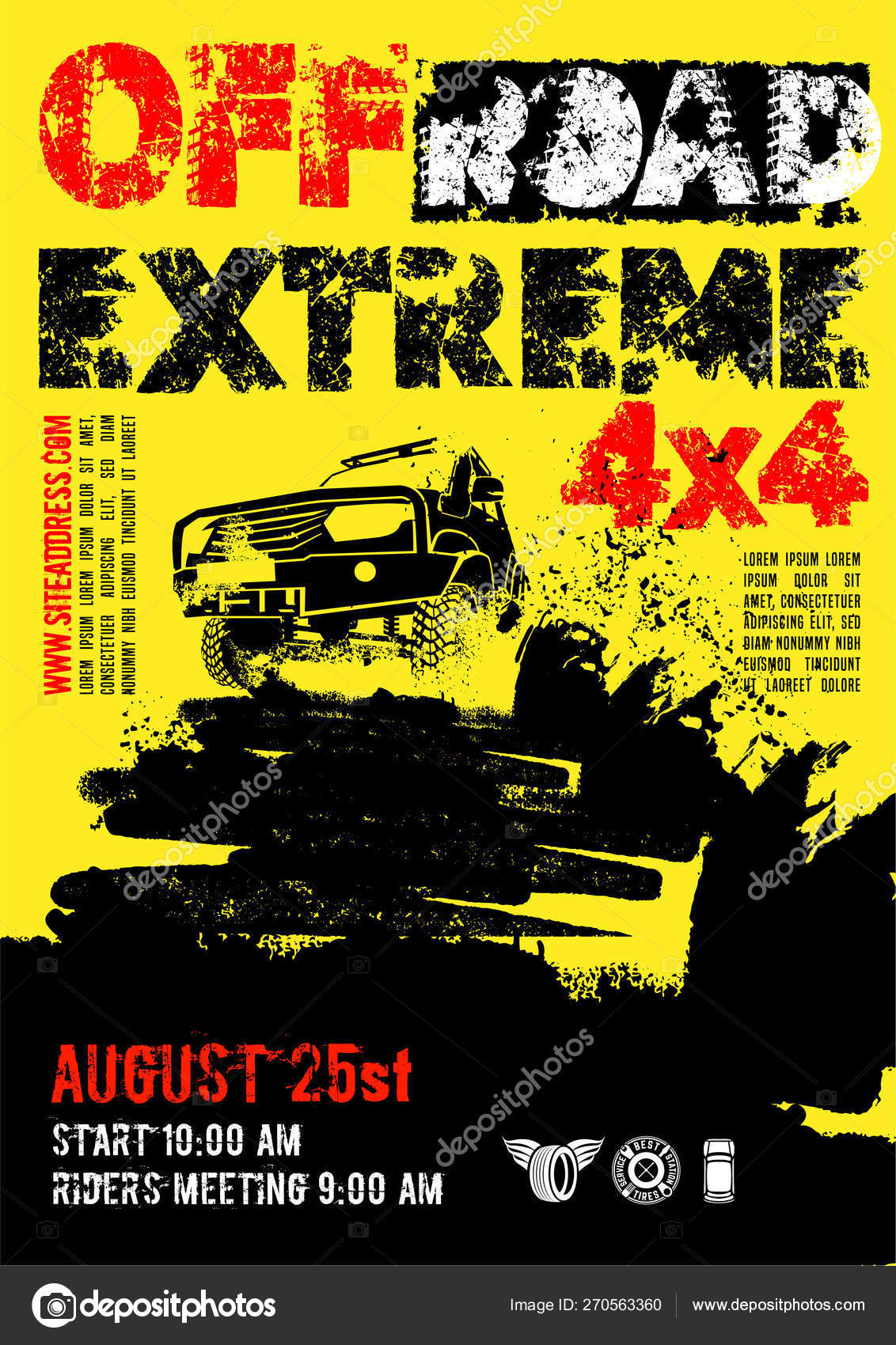 Motorsport event poster Stock Vector Image by ©annyart #270563360