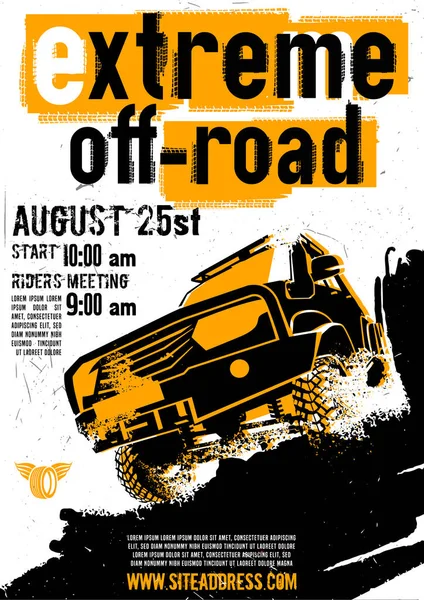 Off-Road Poster Image Stock Vector Image by ©annyart #194895910