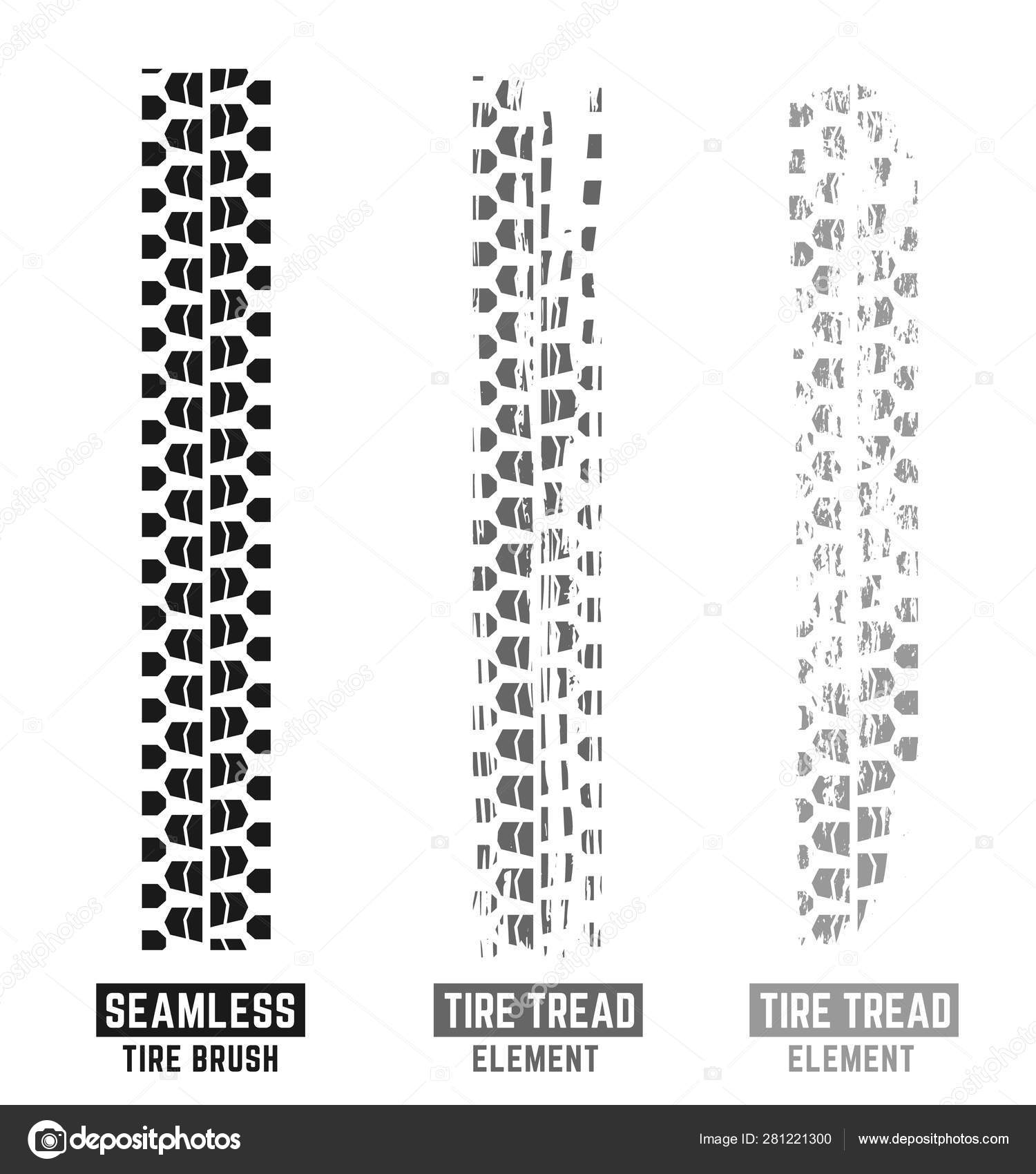 Motorcycle Tire Tread Pattern