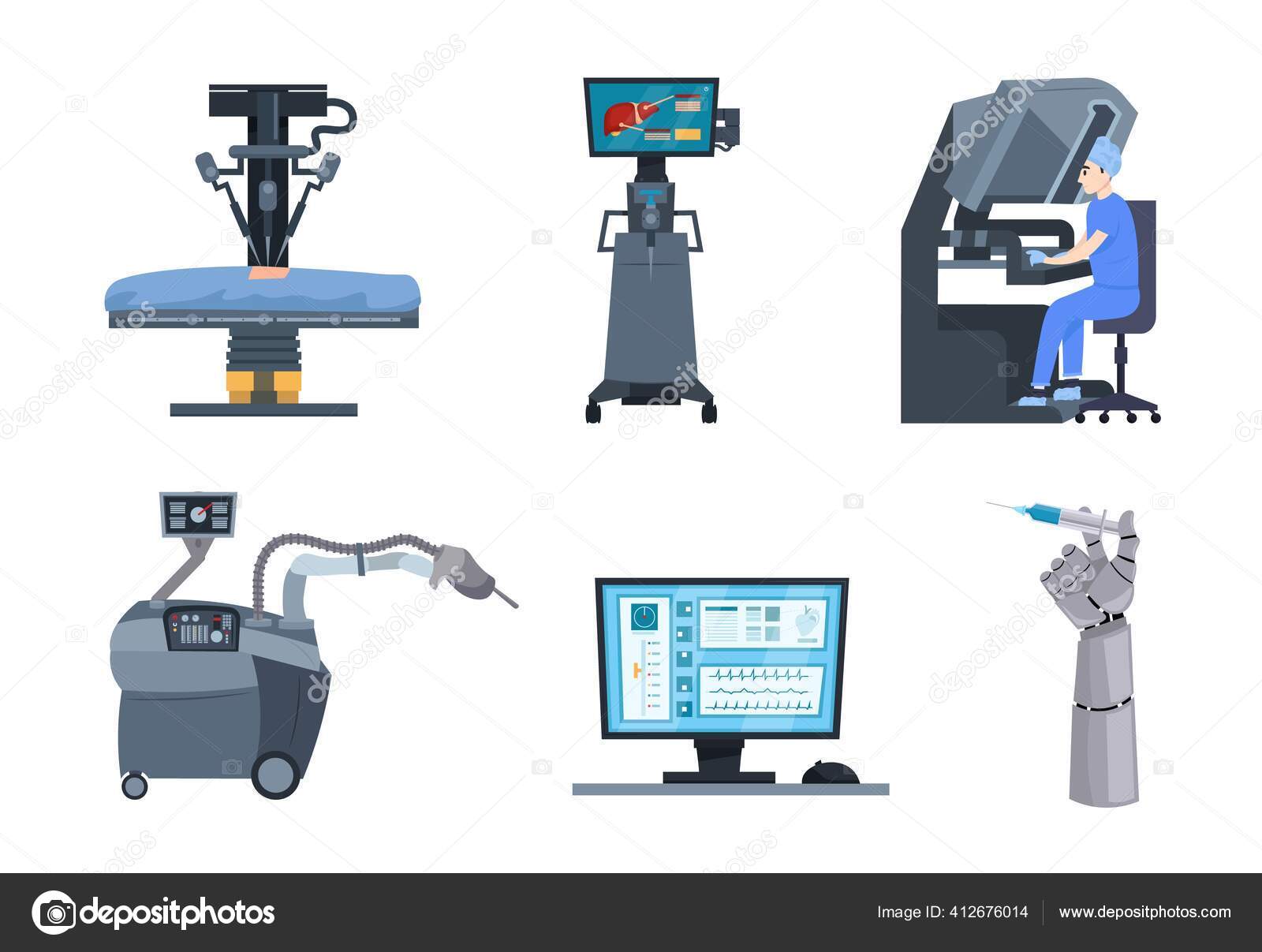 Modern medical equipment set Stock Vector Image by ©annyart #412676014