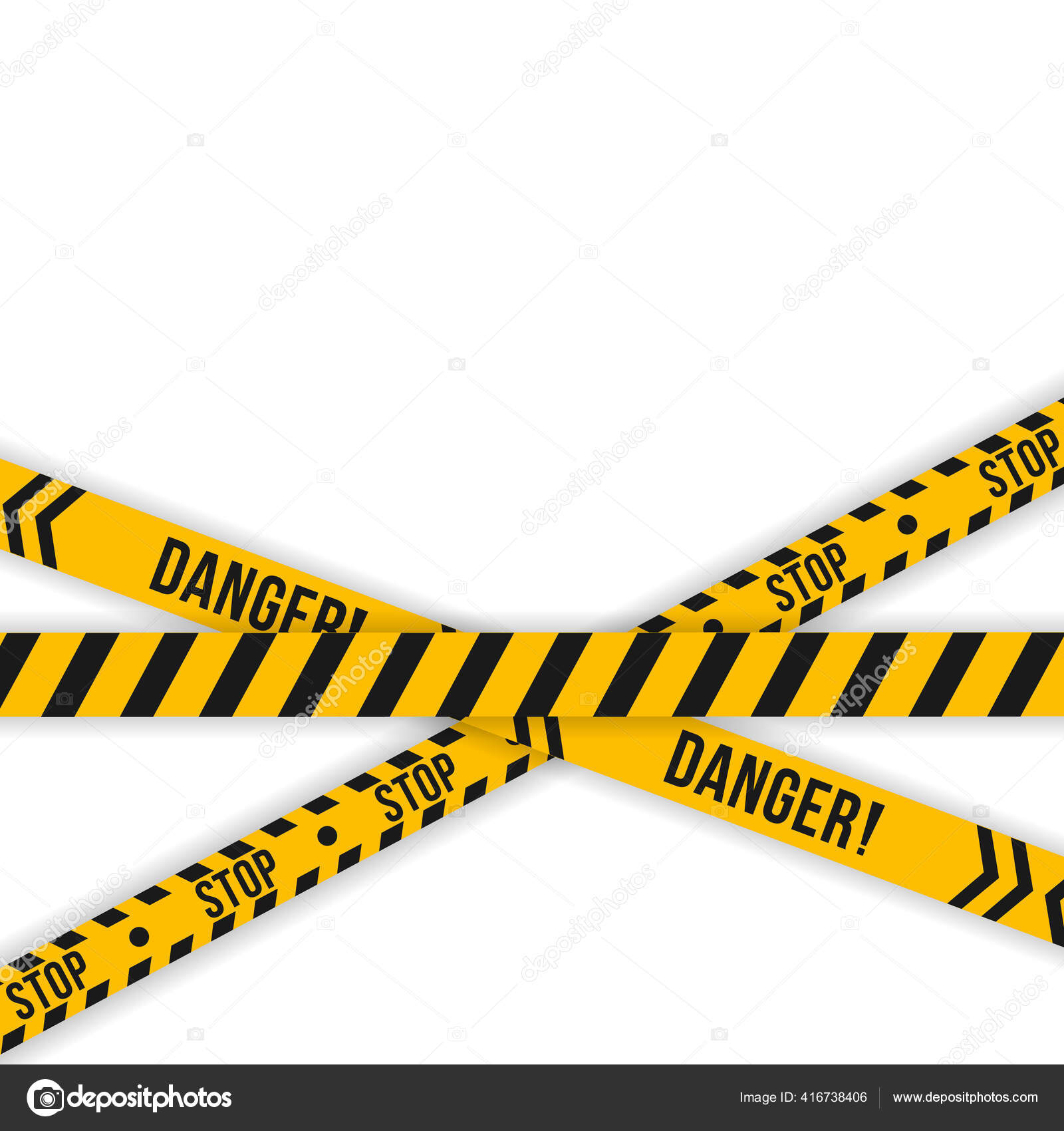 Vecteur De Ruban Jaune