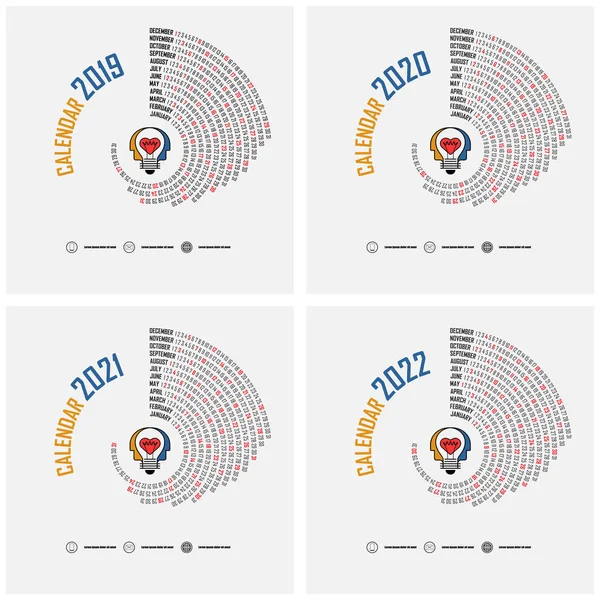 2019 2022 calendar Vector Art Stock Images | Depositphotos