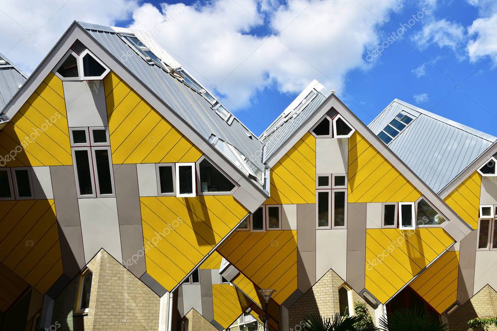 Rotterdam, Pa ses Bajos - 2 de septiembre de 2019: Kijk-Kubus. Las ...