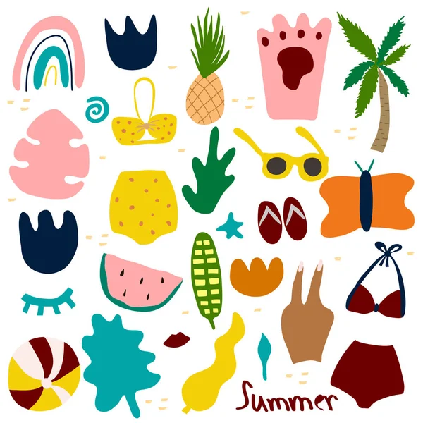 10,007,556 Doodle summer icons Vector Images | Depositphotos