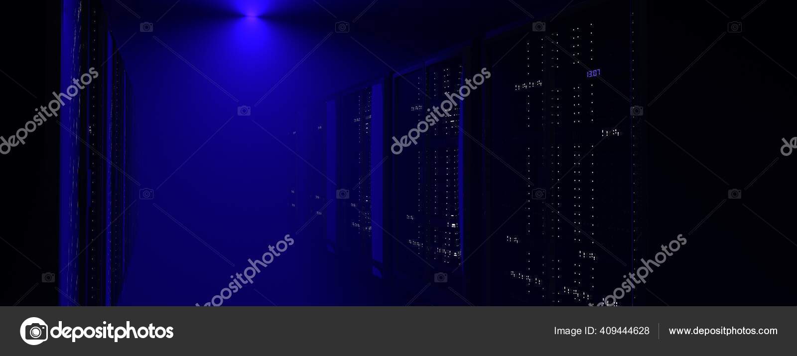 Server Racks Server Room Cloud Data Center Datacenter Hardware Cluster ...