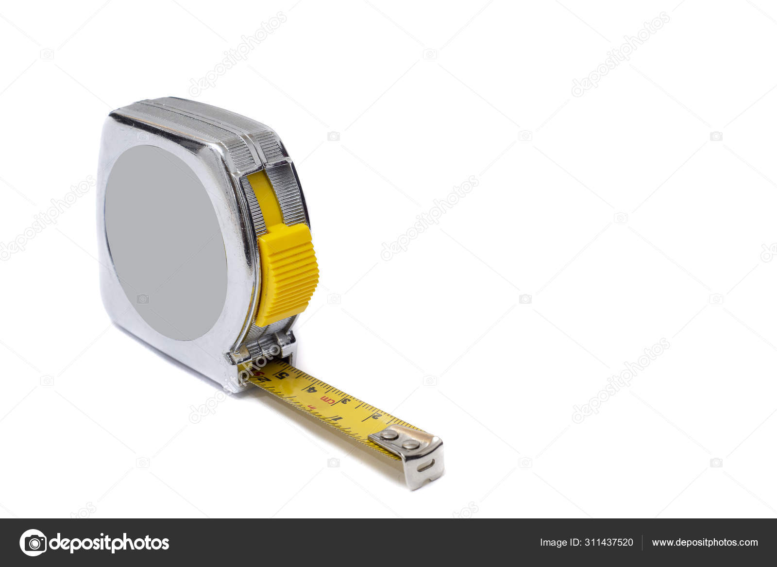 Flexometro Metro Con Fondo Blanco Para Unidades Medida Para Centmetros ...