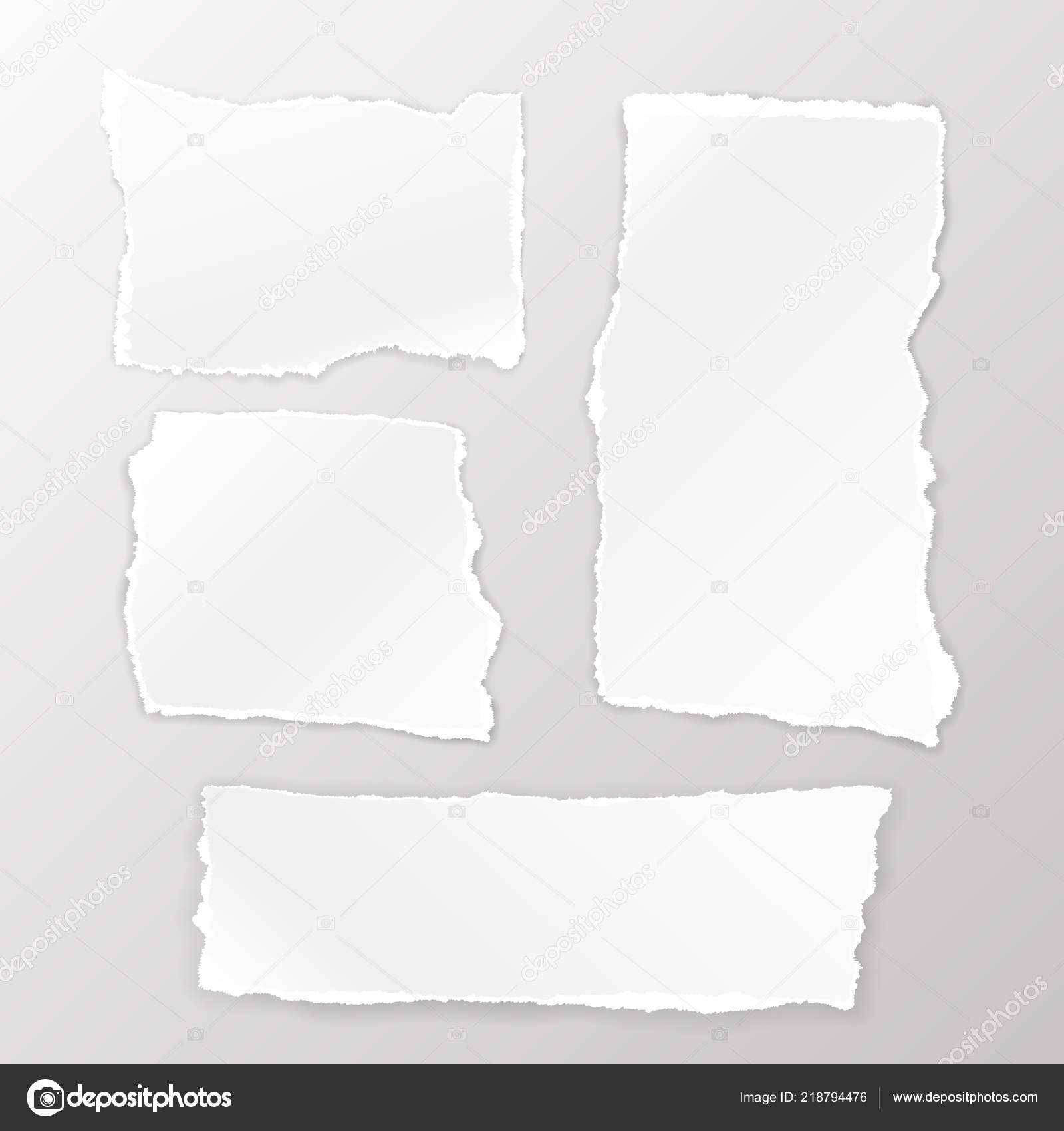 Torn Square paper set Stock Vector Image by ©hobbit_art #218794476