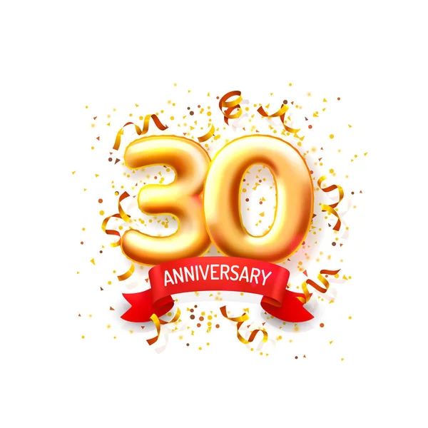 Birthday balloons 30 Vector Art Stock Images | Depositphotos