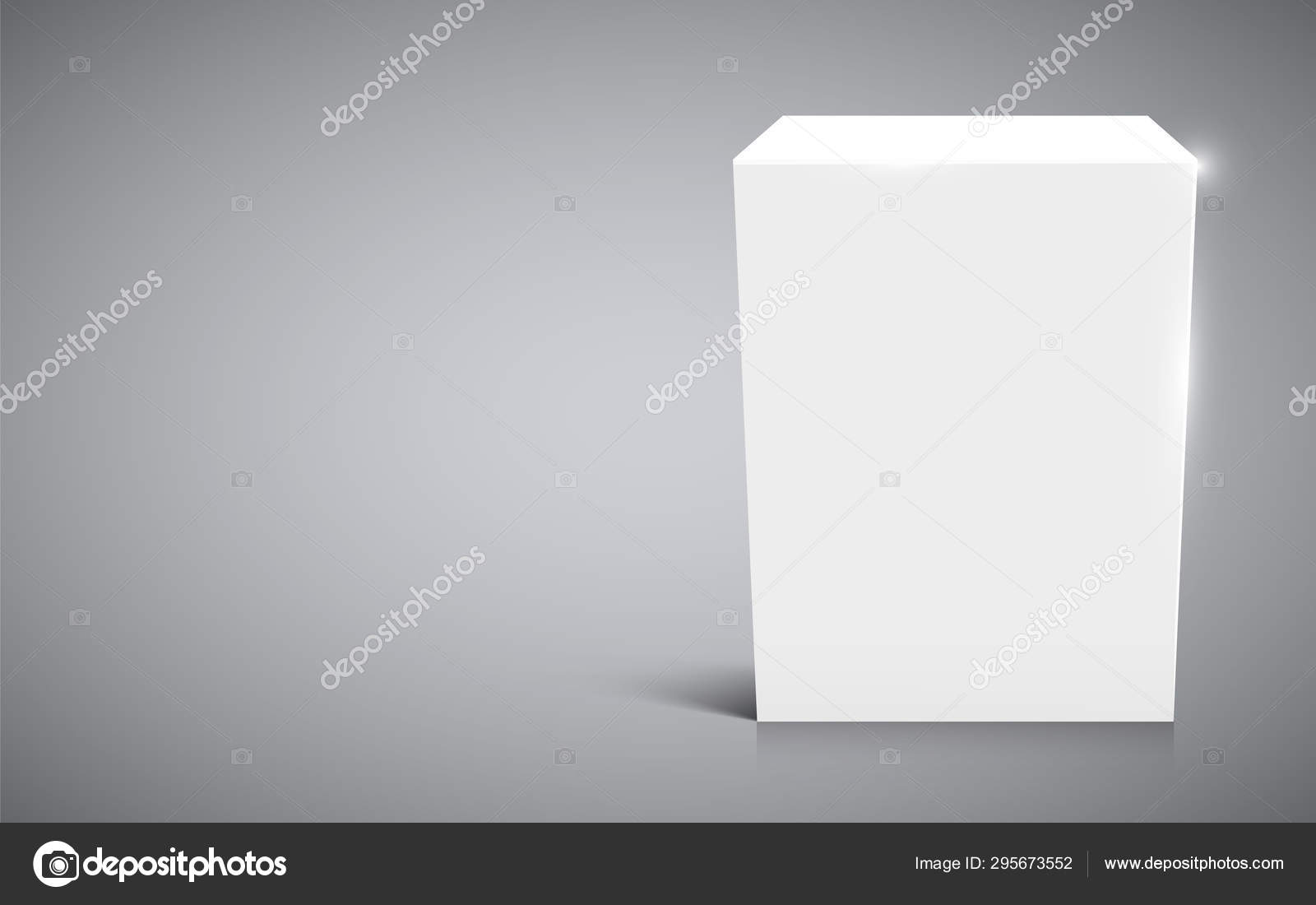 Blank white cube isolated on white background. Stock Vector by ©hobbit ...