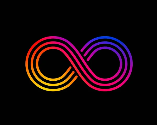 Infinity symbol with color gradient art. Vector Stock Vector by ©hobbit ...
