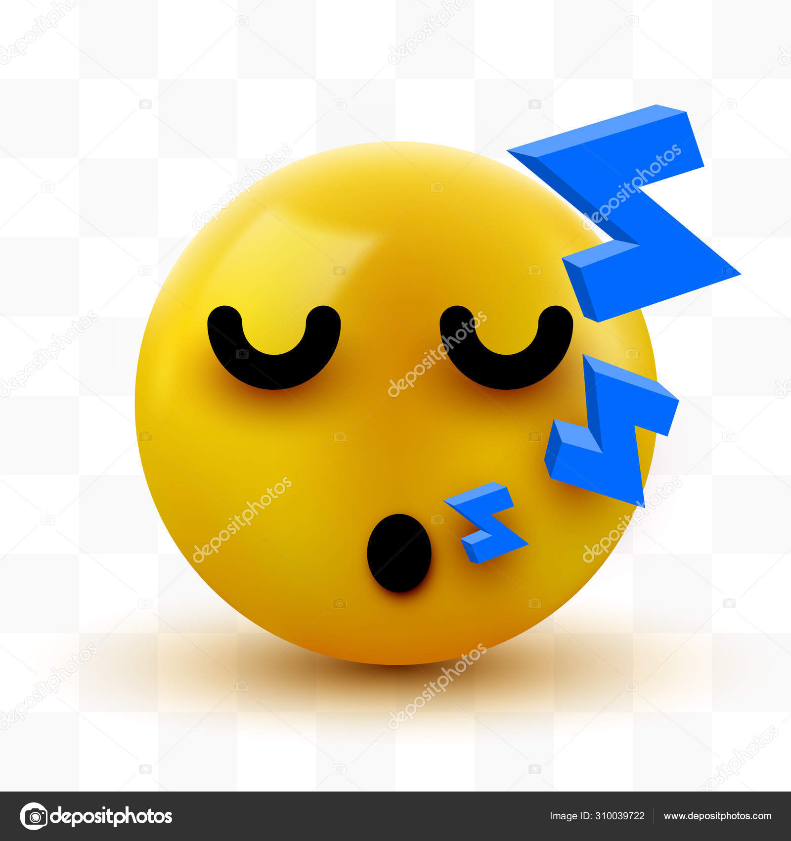 Sovende Ansikt Emoji Søvnig Emoji 😪