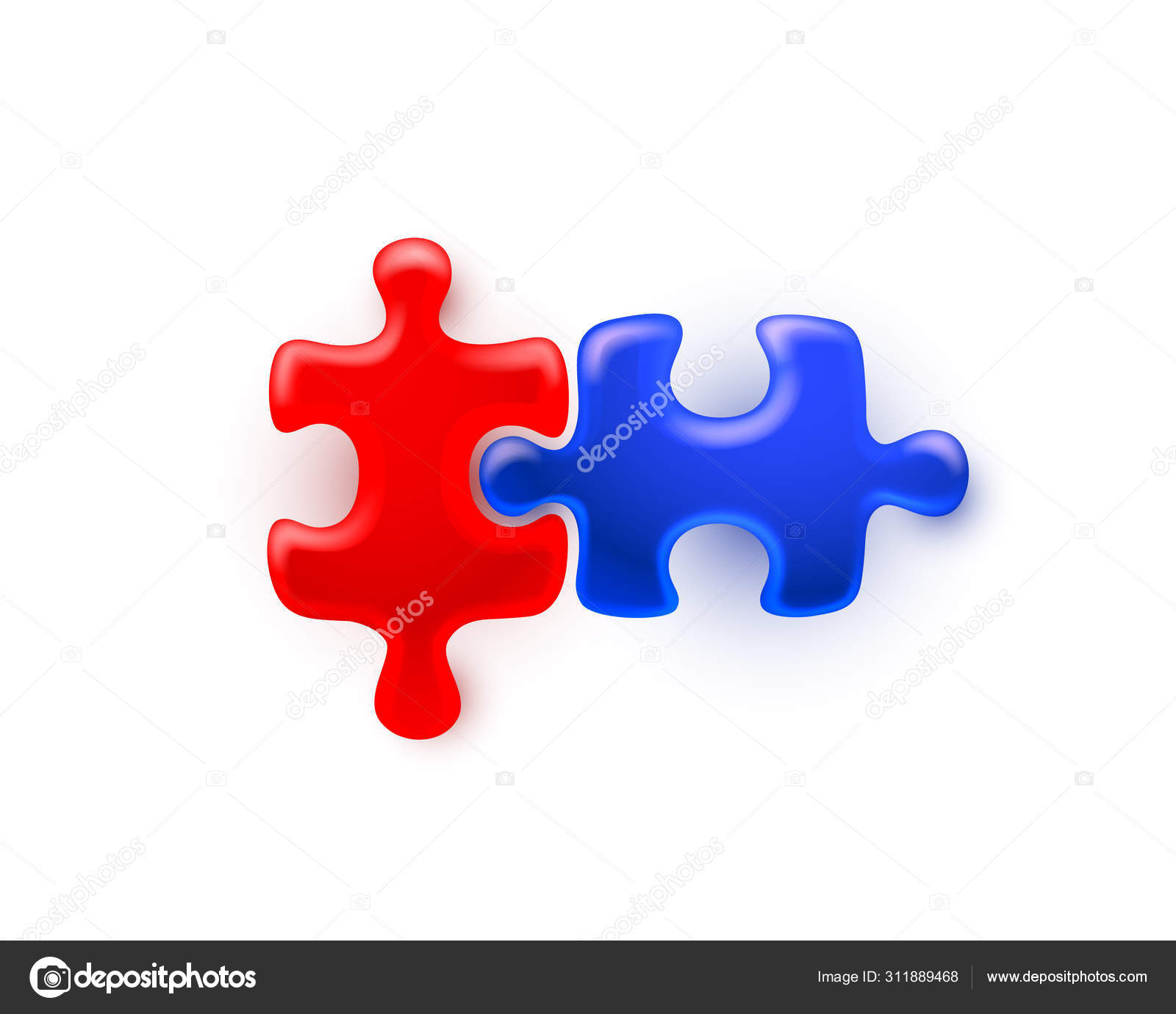 Puzzle colored sign group art, game icon idea. Stock Vector by ©hobbit ...