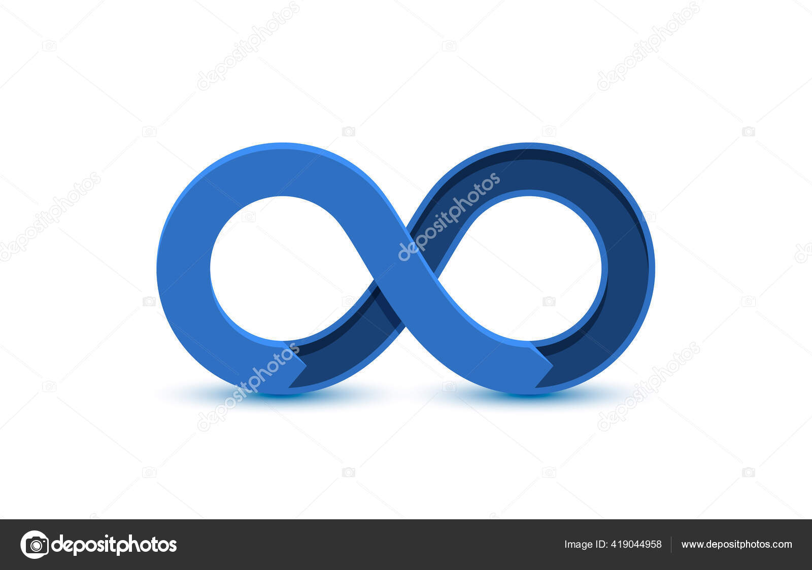 Infinity color icon, infographic sign element graphic. Vector Stock ...