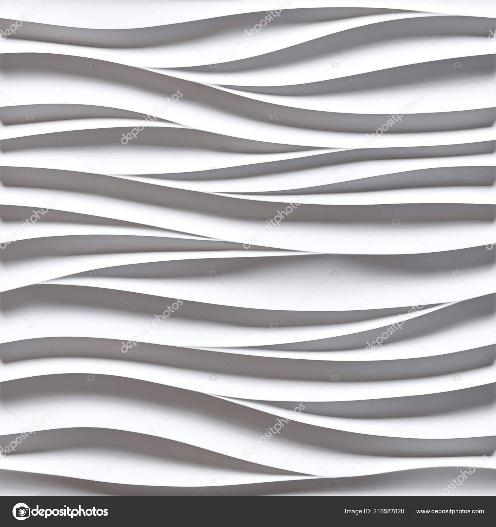 Wavy Textured Wall Panels