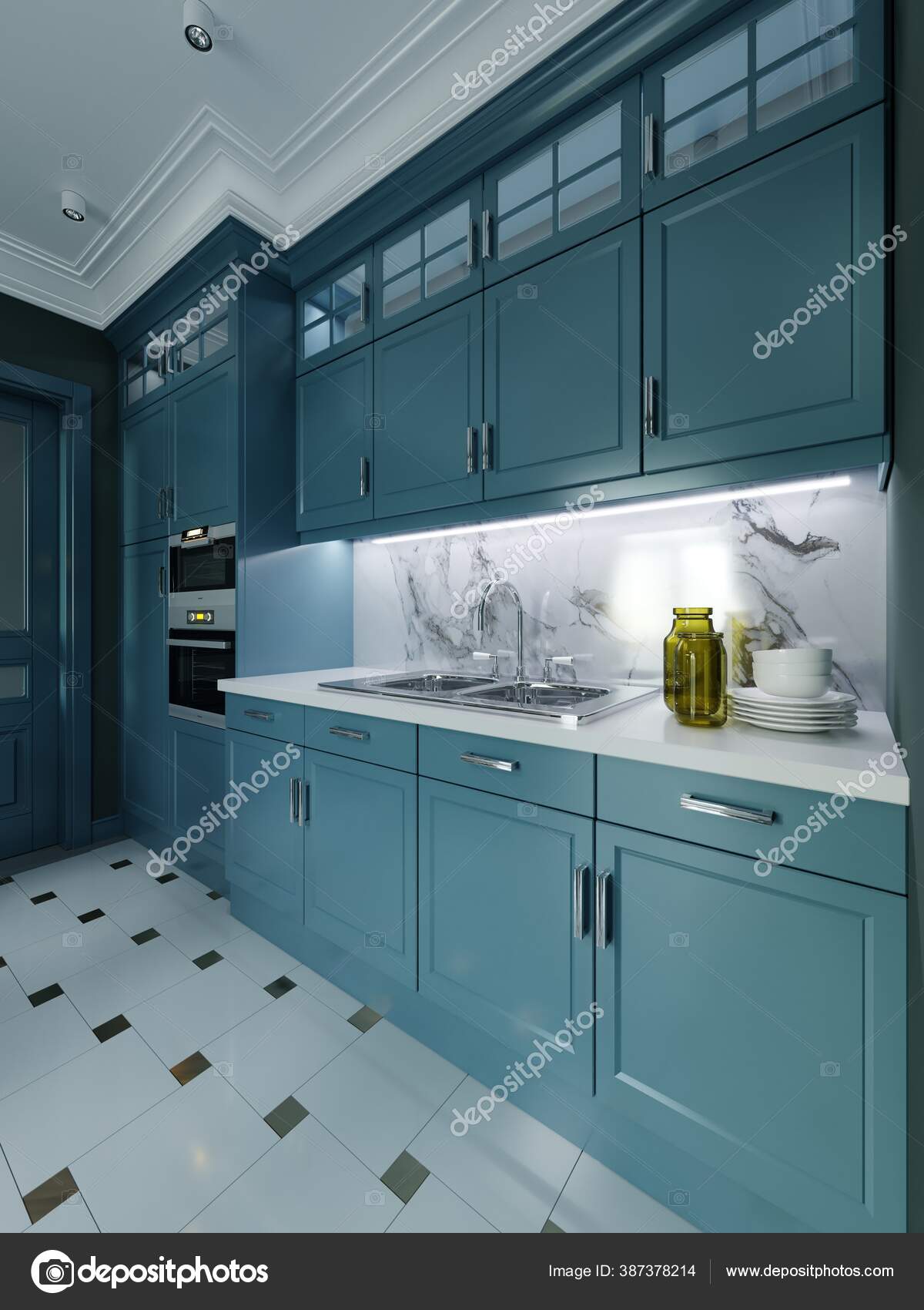 Gabinetes De Color Turquesa Pintar Muebles De Azul Turquesa **El