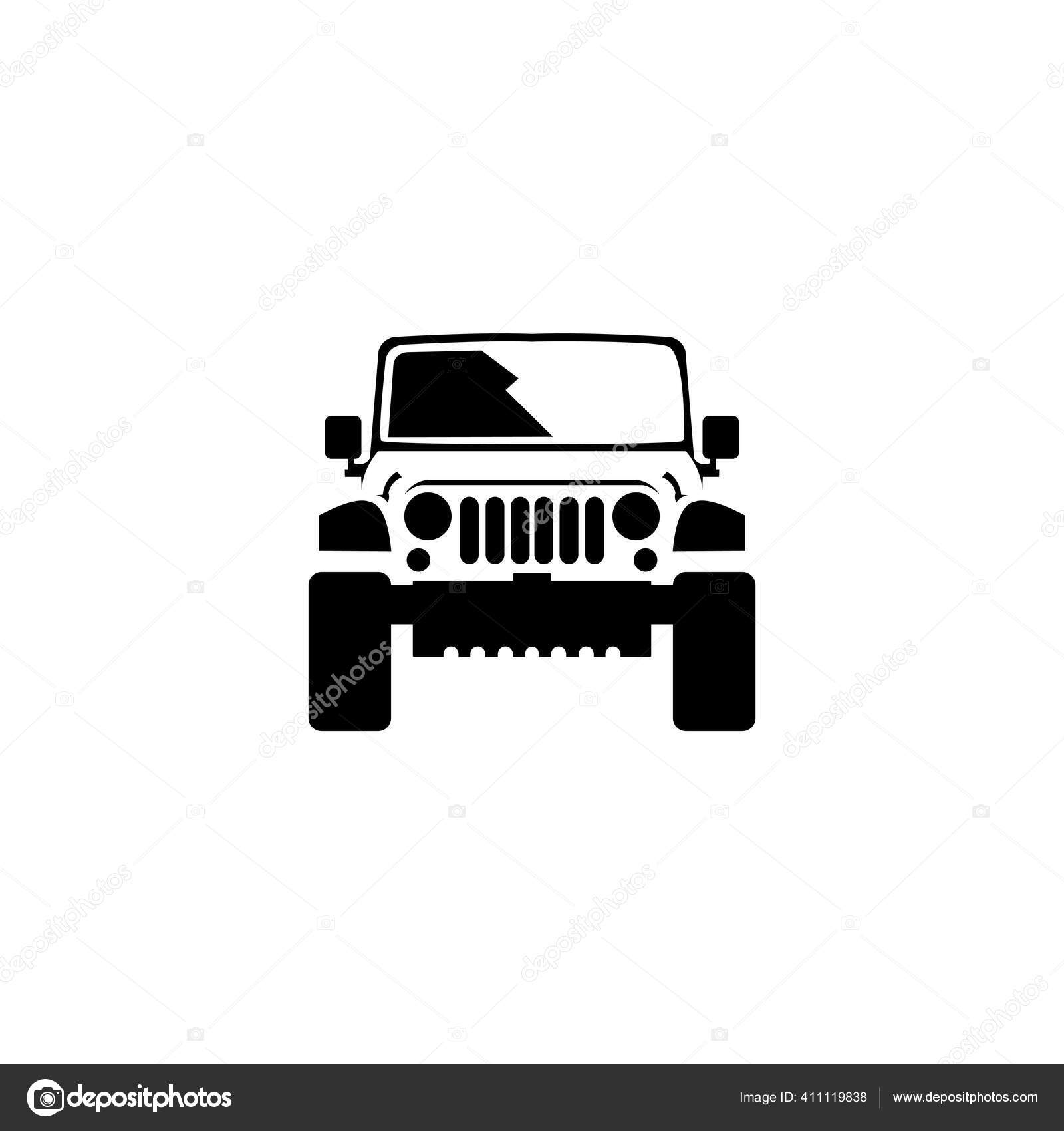 Jeep Vector Icons Summer Trips Holidays Adventure Crossover Concepts ...