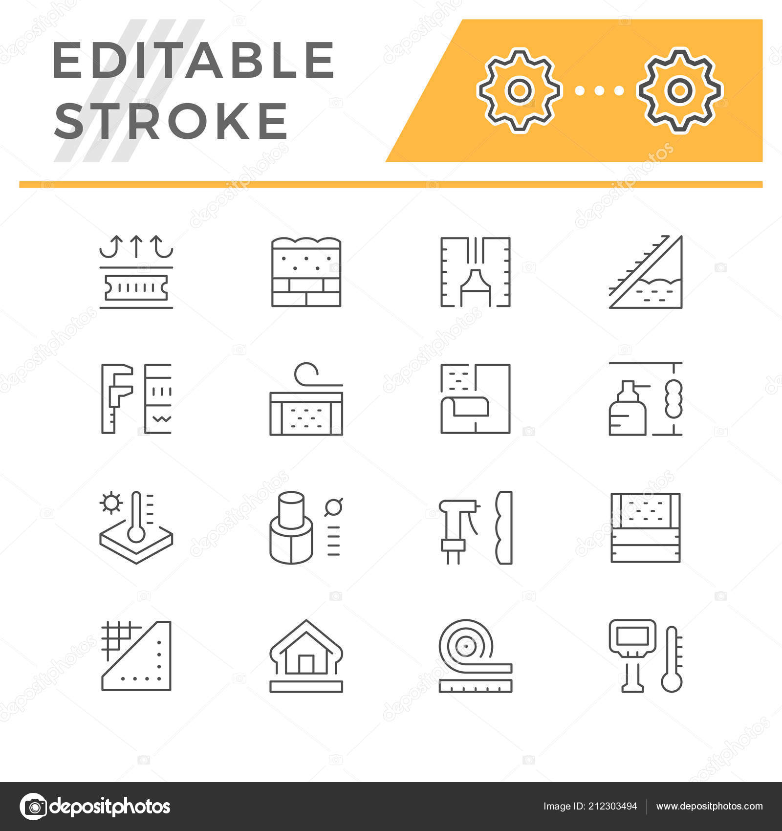 Set line icons of insulation Stock Vector Image by ©motorama #212303494
