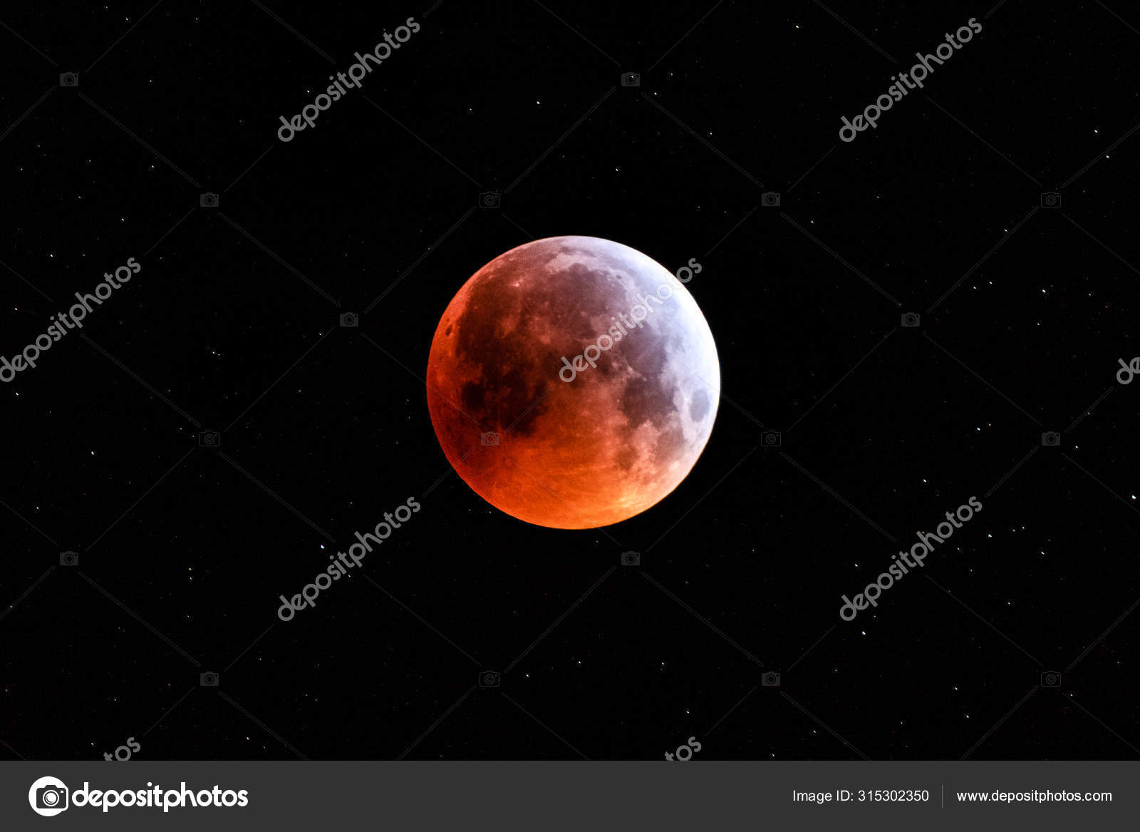 Blood Moon Sky Stock Photo by ©waitandshoot 315302350