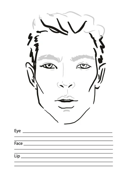 Male Face Charts For Makeup | Saubhaya Makeup