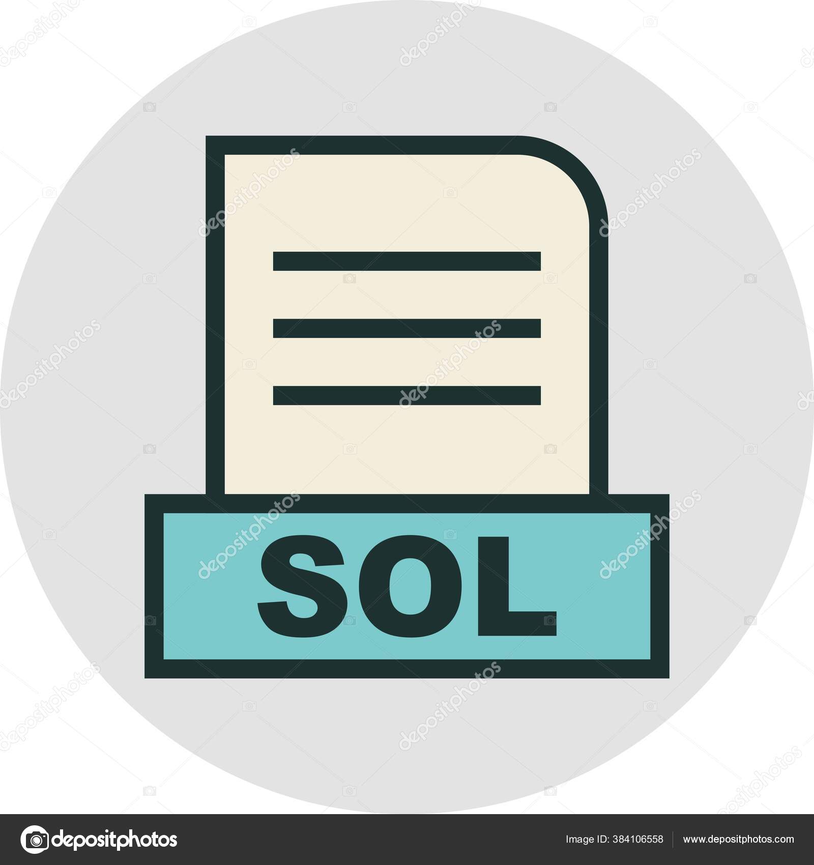 Sol File Isolated Abstract Background — Stock Photo © Vectorvalley ...