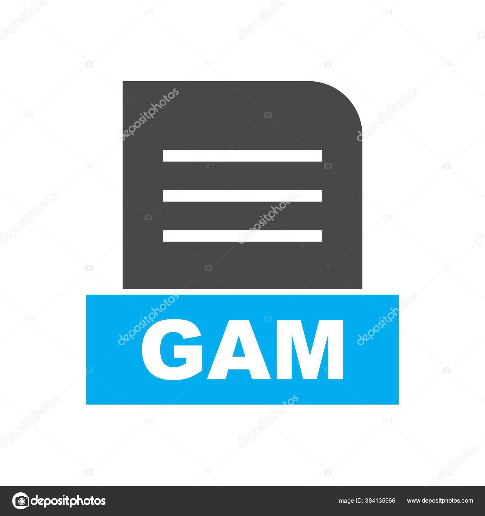 Gam File Isolated Abstract Background — Stock Photo © Vectorvalley ...