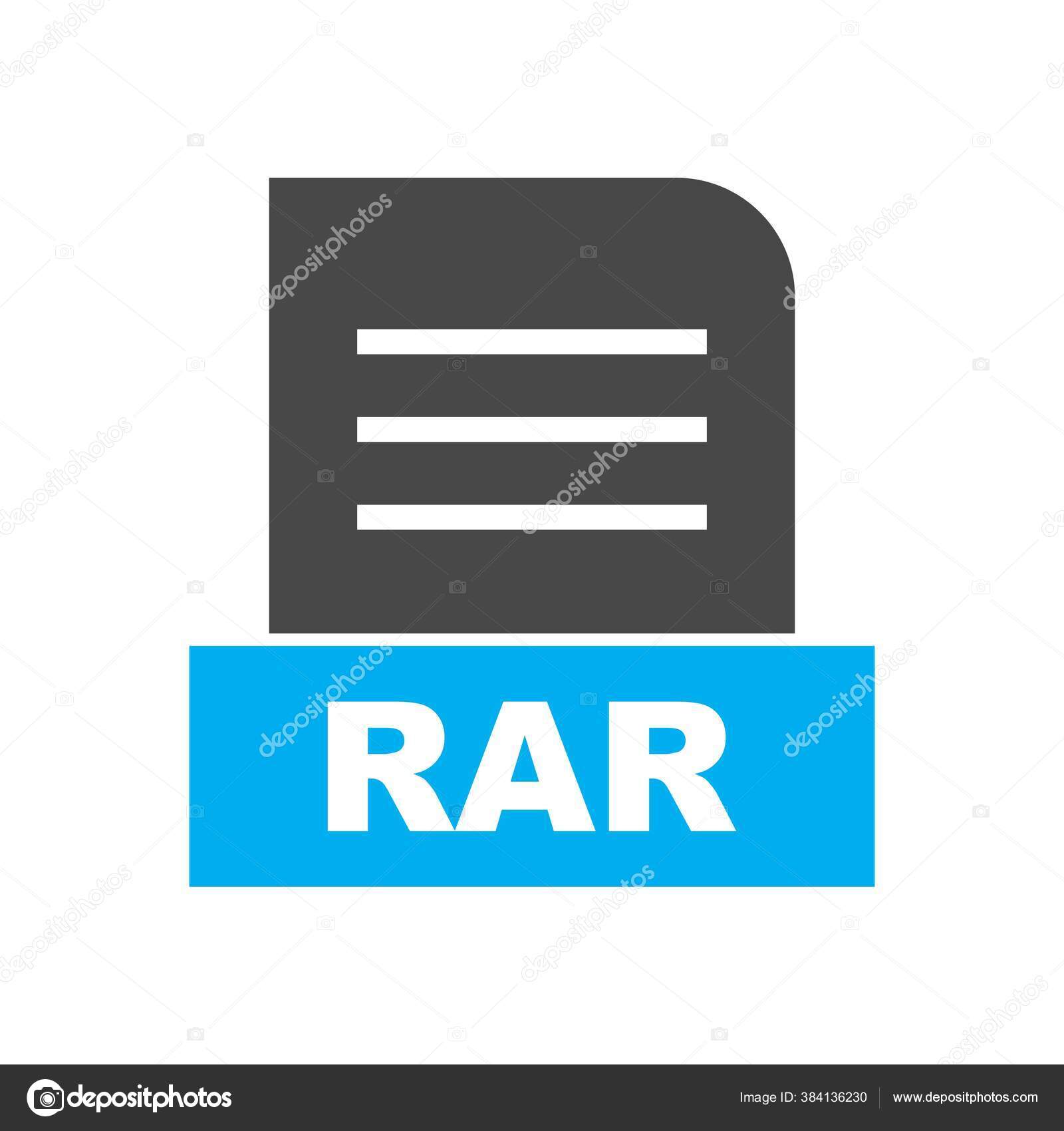 Rar File Isolated Abstract Background — Stock Photo © Vectorvalley ...