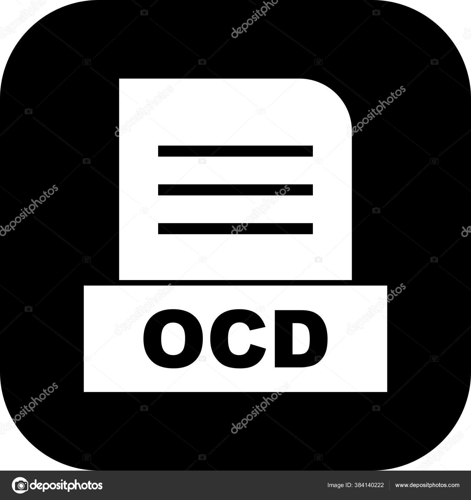 Ocd File Isolated Abstract Background Stock Photo by ©Vectorvalley ...