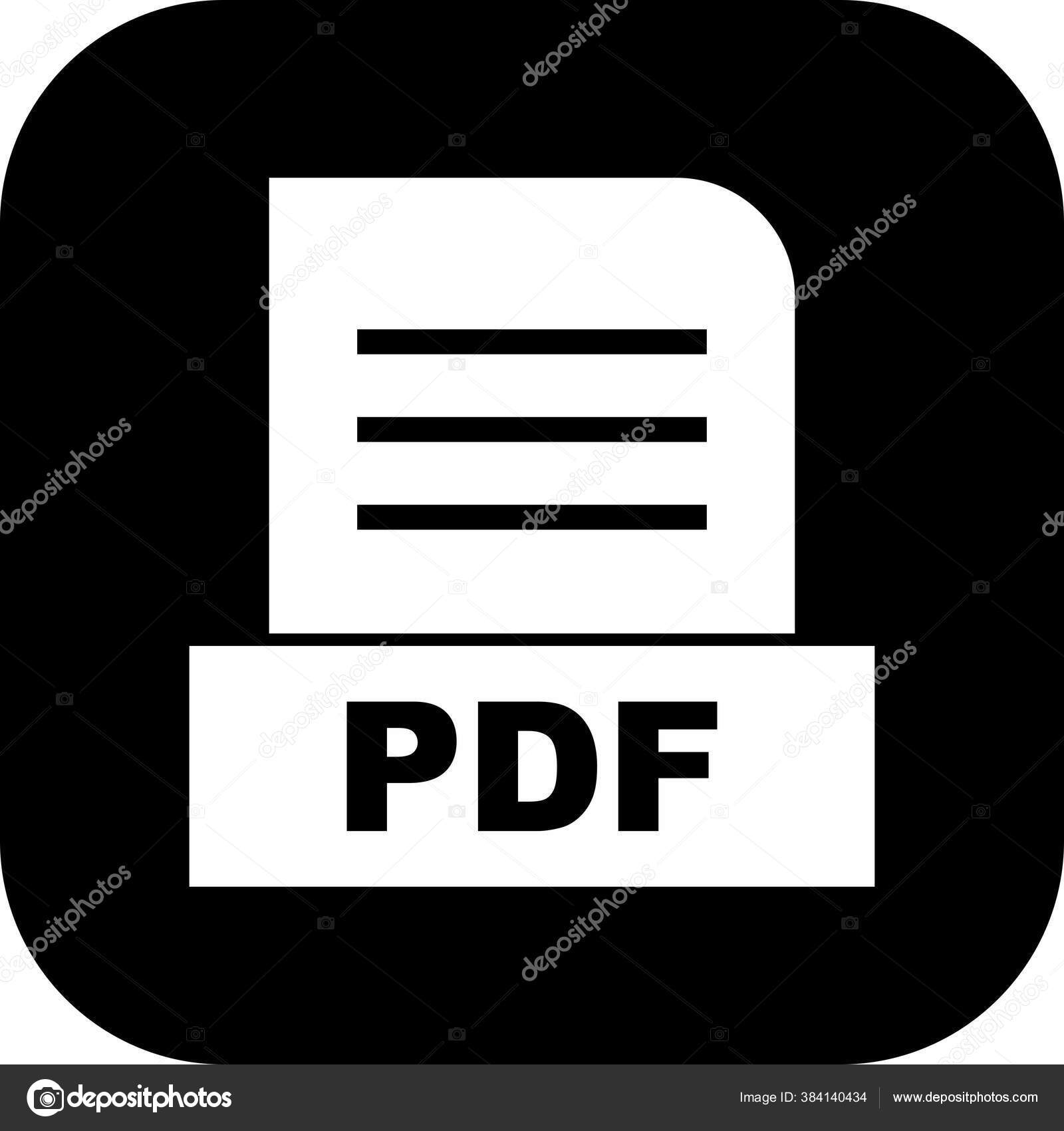 Pdf File Isolated Abstract Background — Stock Photo © Vectorvalley ...