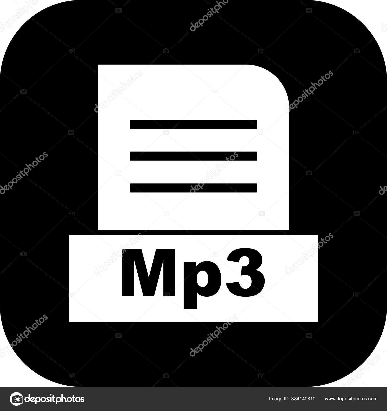 Mp3 File Isolated Abstract Background — Stock Photo © Vectorvalley ...