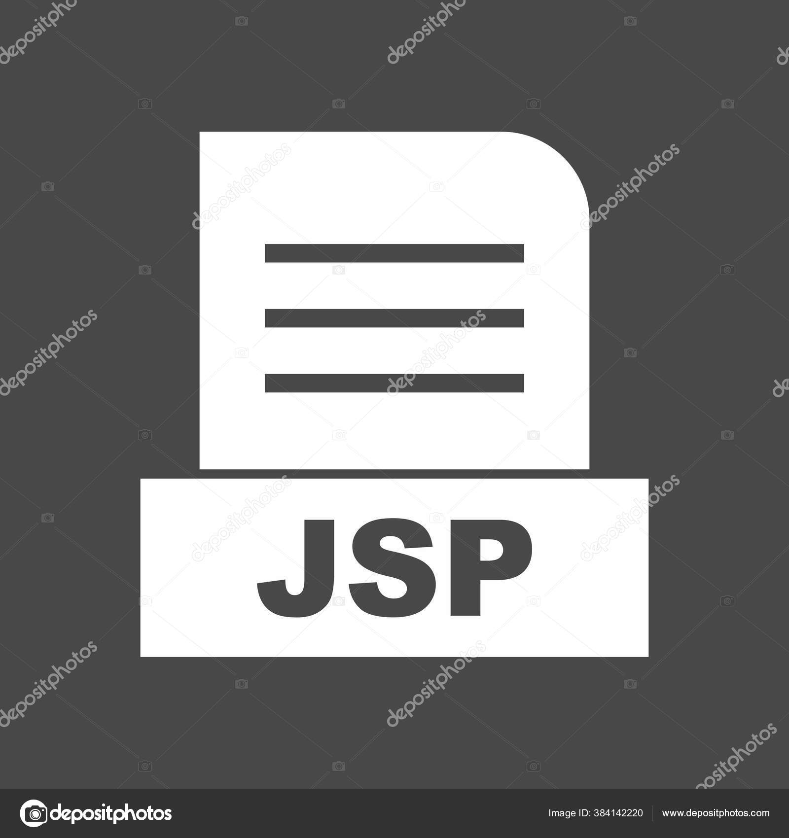 Jsp File Isolated Abstract Background — Stock Photo © Vectorvalley #384142220