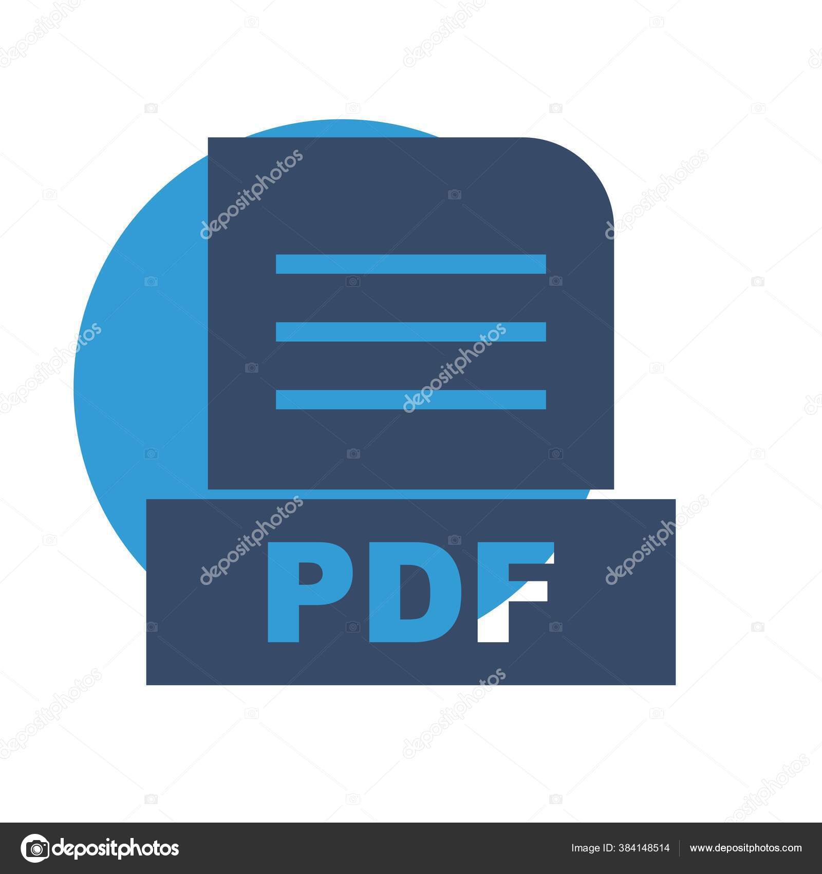 Pdf File Isolated Abstract Background — Stock Photo © Vectorvalley ...