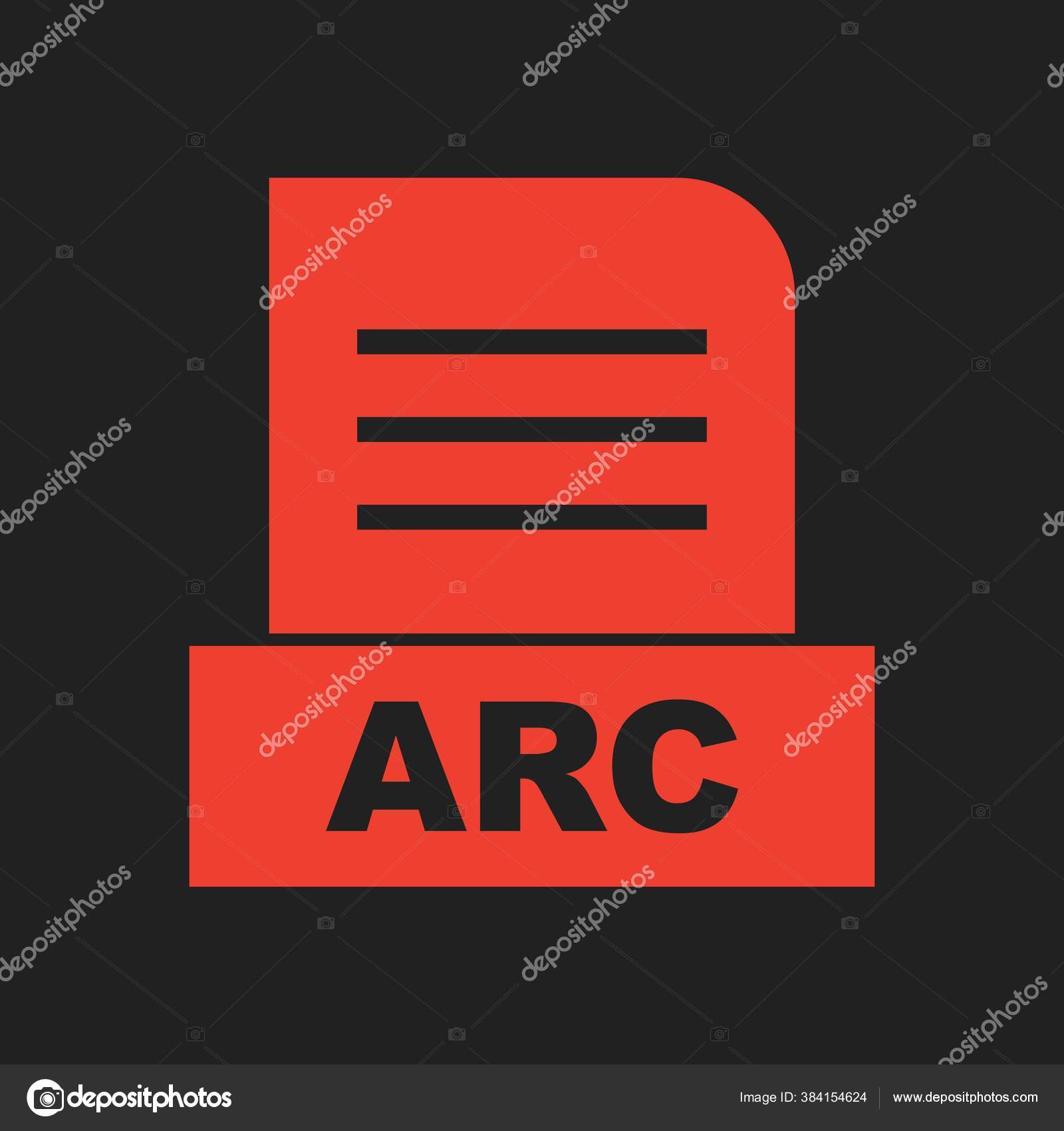 Arc File Isolated Abstract Backgroun — Stock Photo © Vectorvalley ...