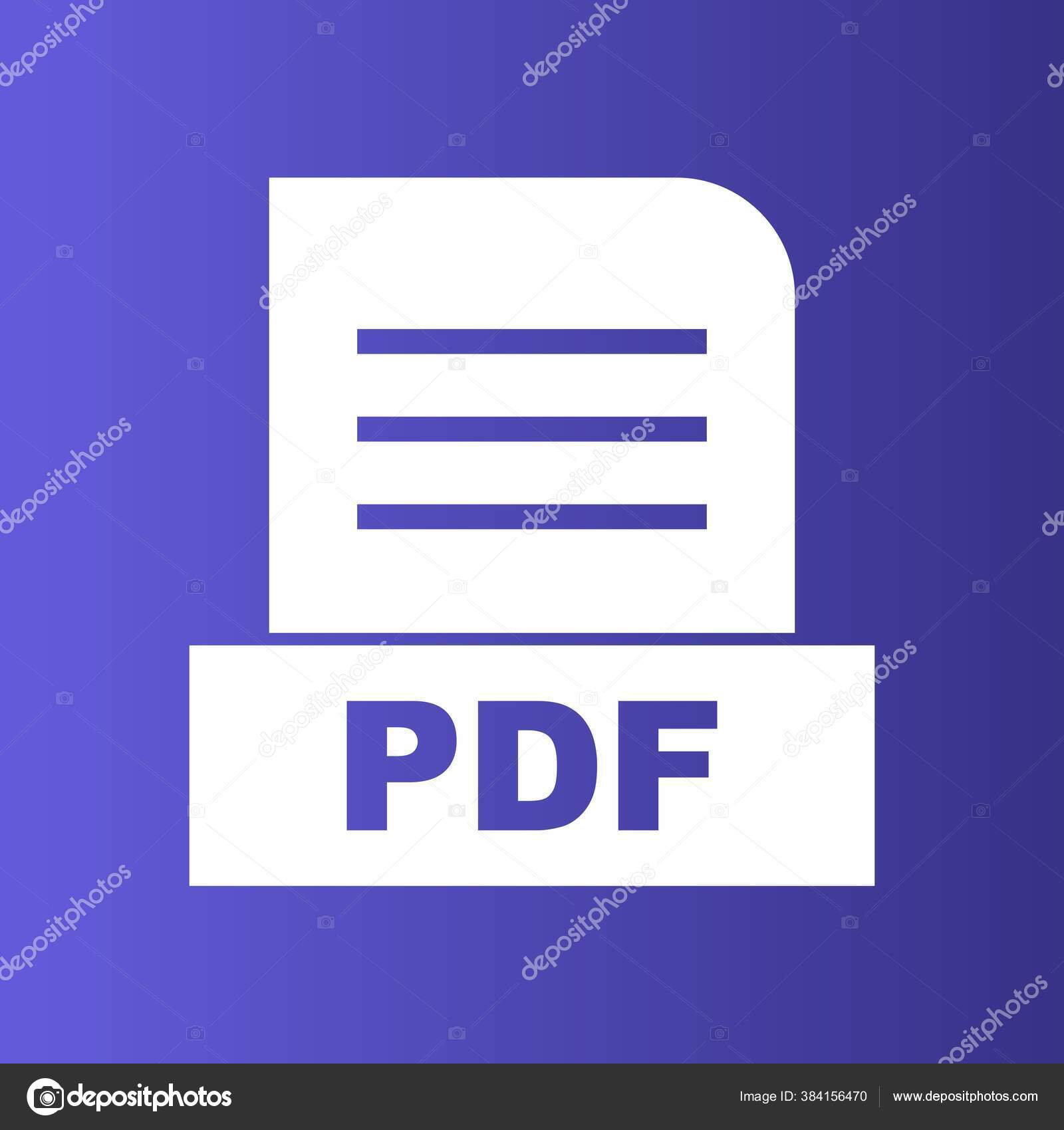 Pdf File Isolated Abstract Background — Stock Photo © Vectorvalley ...