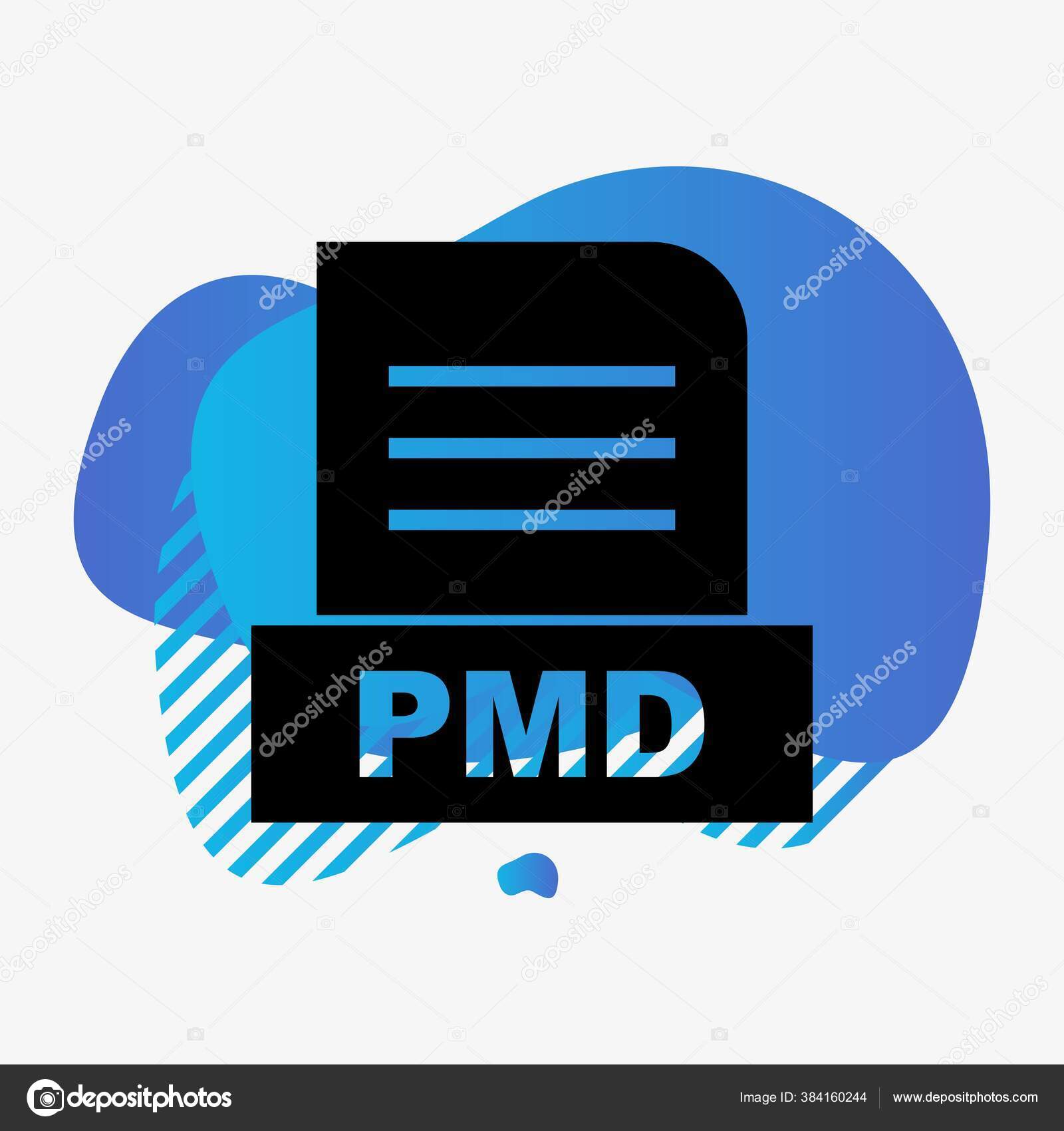 Pmd File Isolated Abstract Background — Stock Photo © Vectorvalley ...