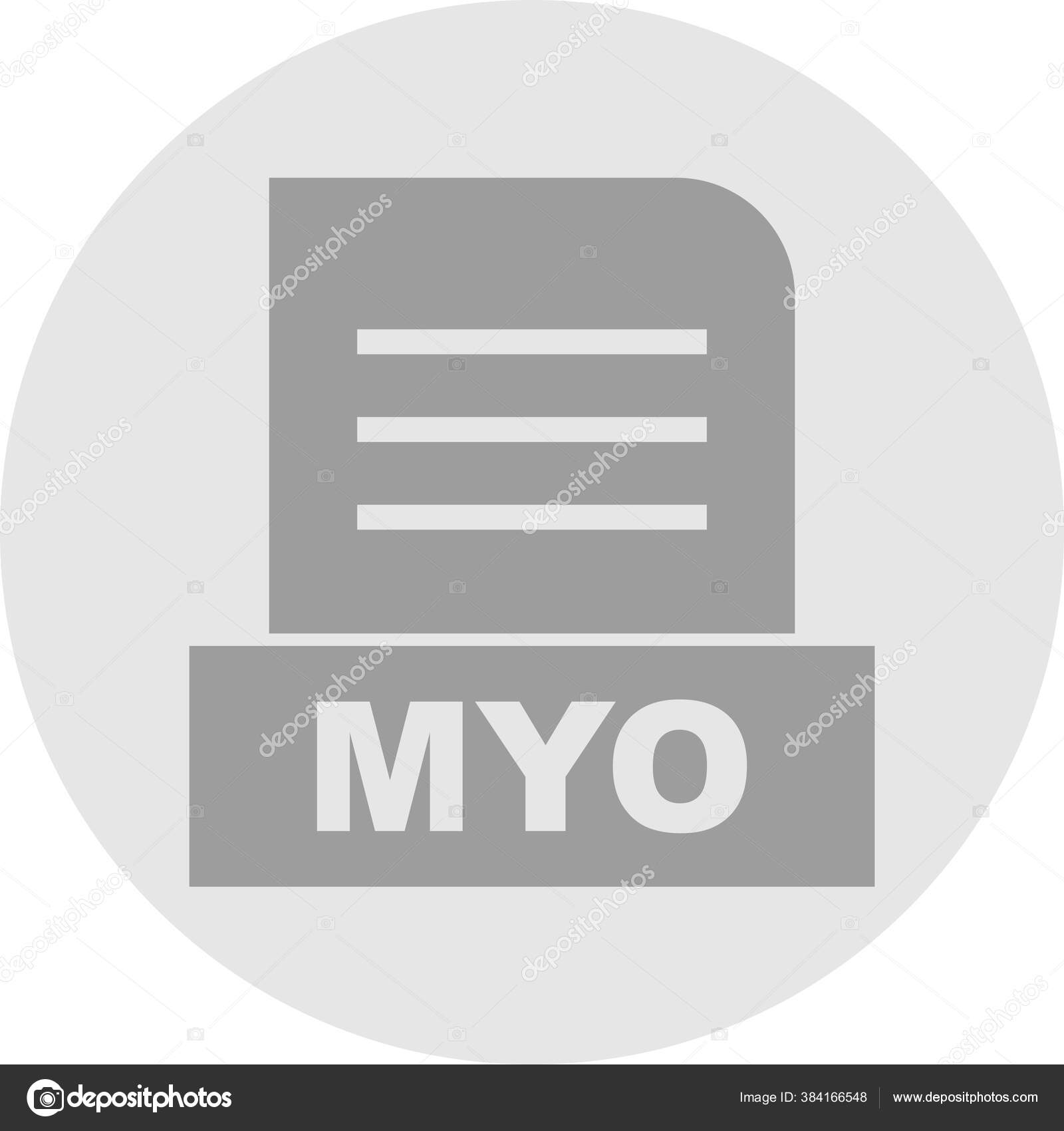 Myo File Isolated Abstract Background — Stock Photo © Vectorvalley ...
