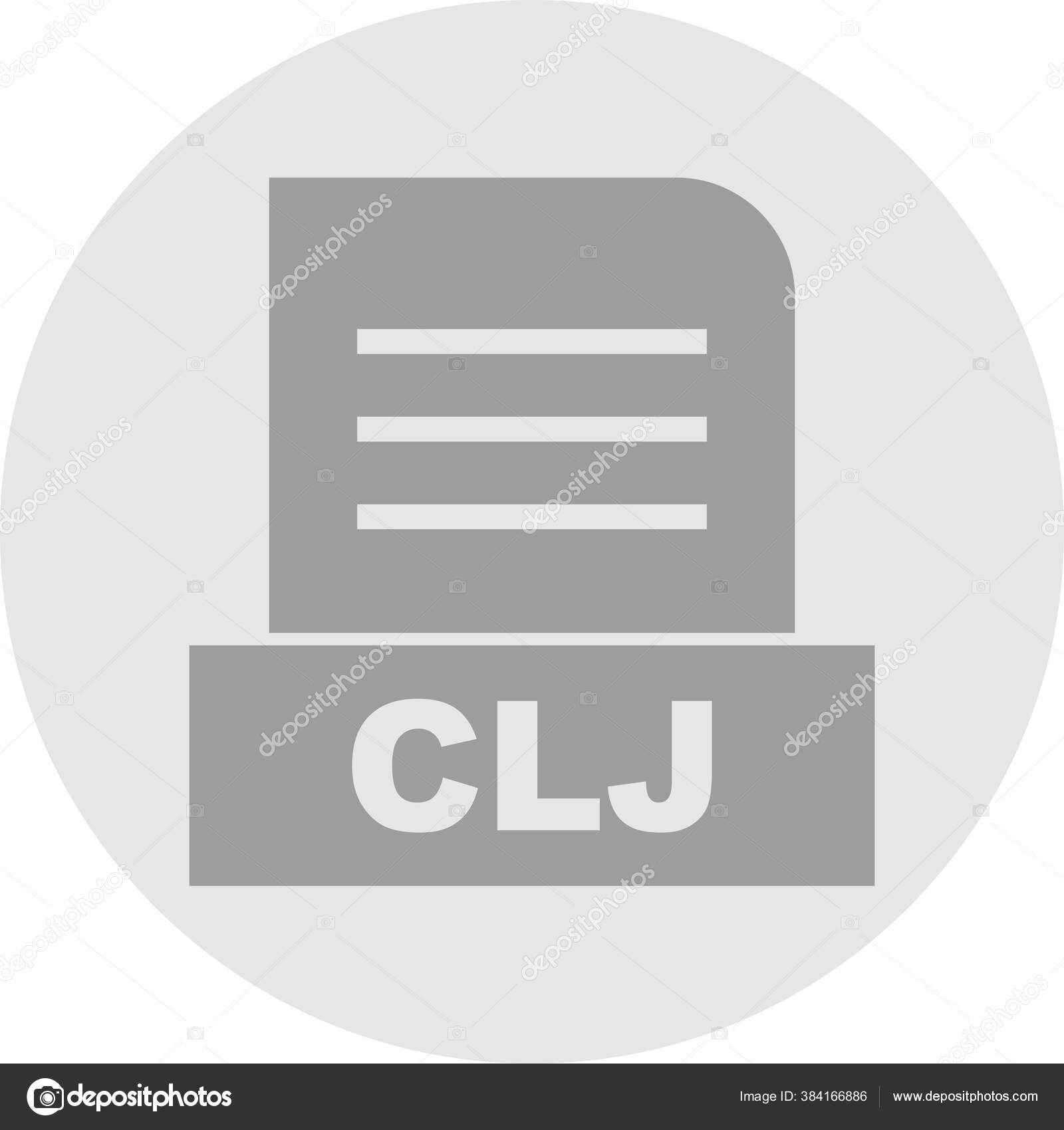 Clj File Isolated Abstract Background — Stock Photo © Vectorvalley ...
