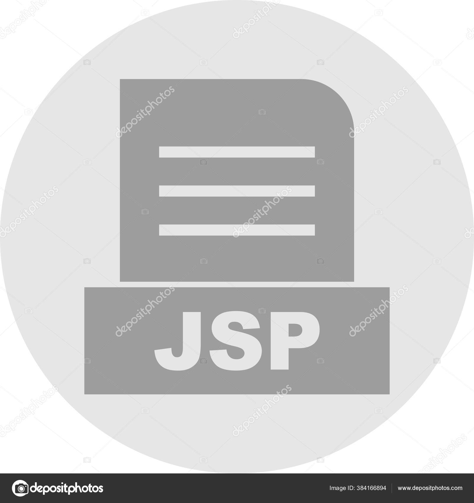 Jsp File Isolated Abstract Background — Stock Photo © Vectorvalley #384166894