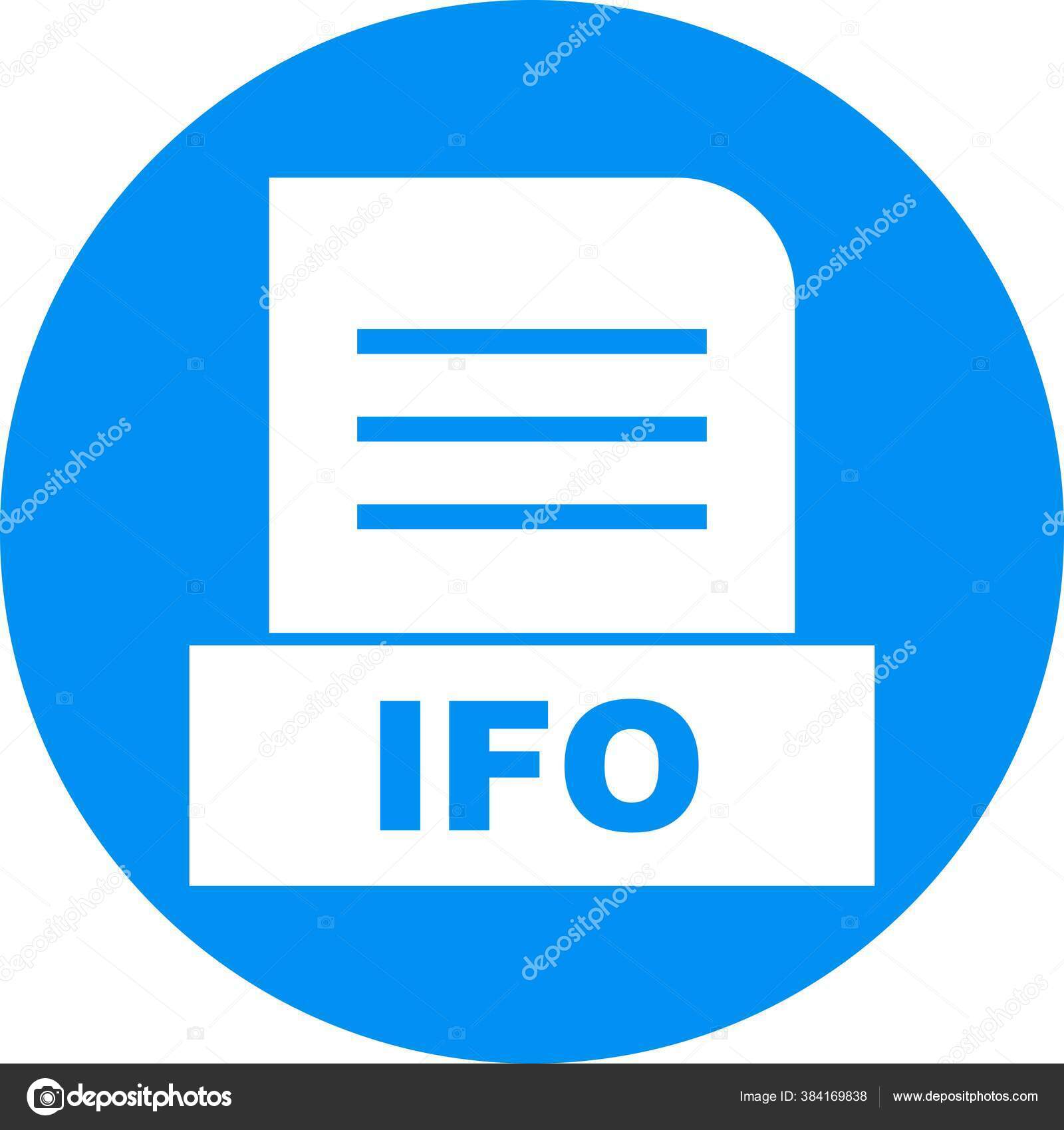 Ifo File Isolated Abstract Background — Stock Photo © Vectorvalley ...