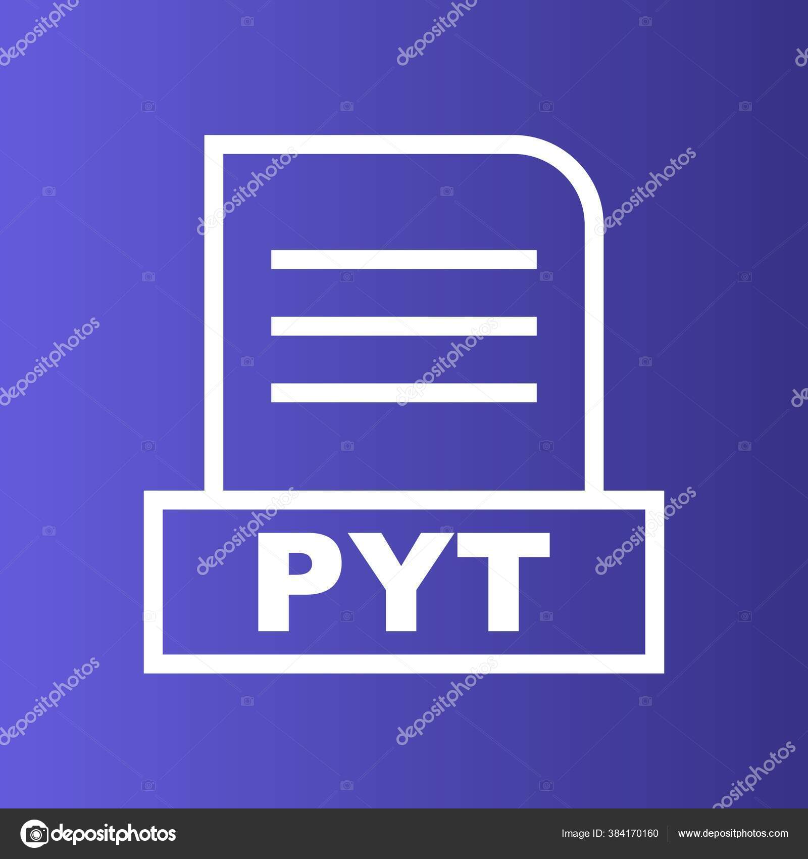 Pyt File Isolated Abstract Background — Stock Photo © Vectorvalley ...